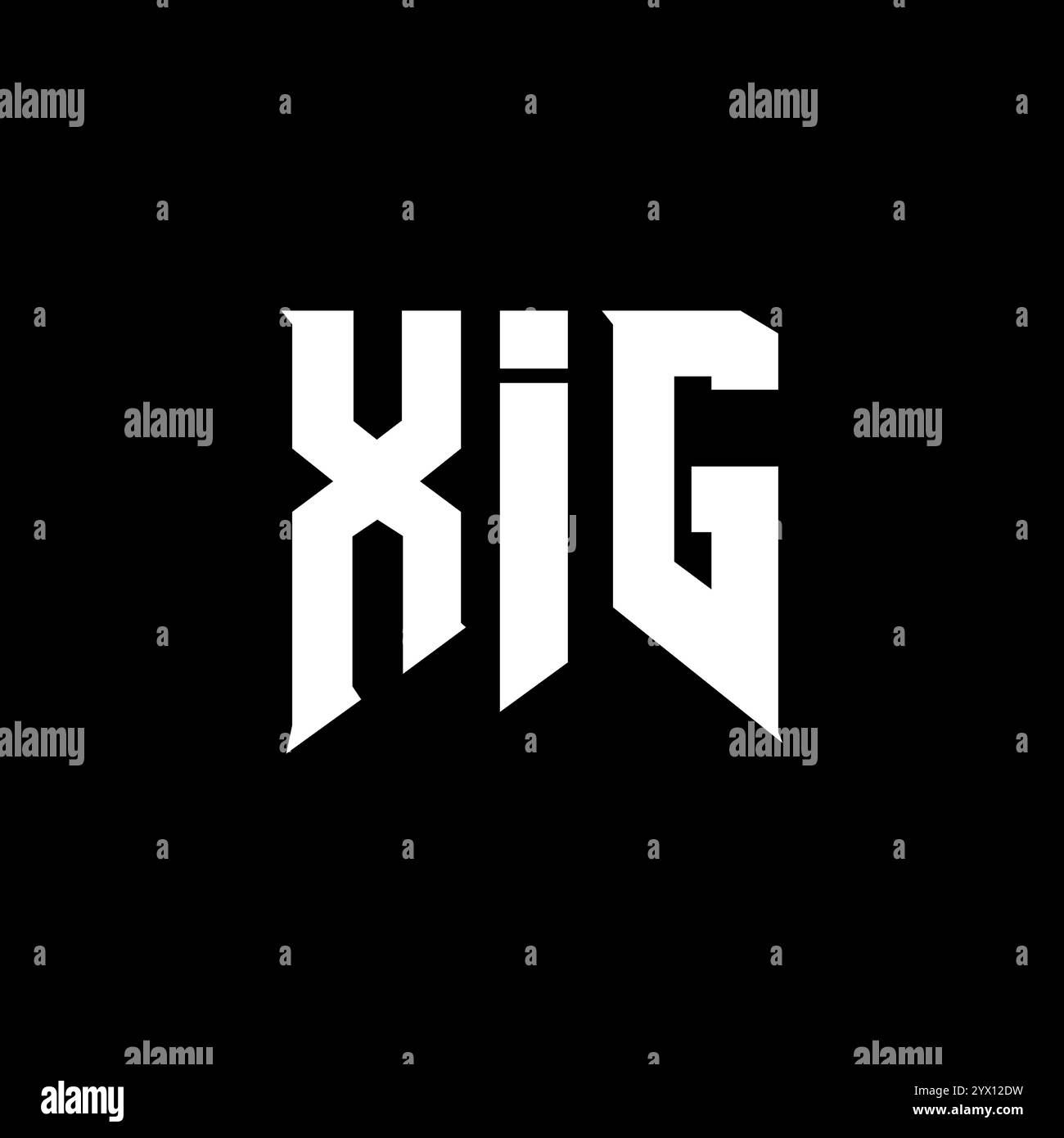 Xig minimalist logo hi-res stock photography and images - Alamy