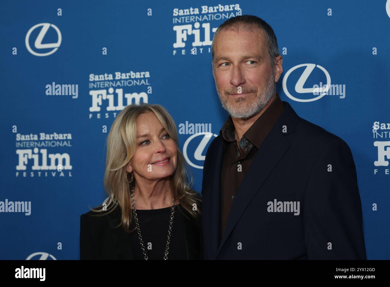 Santa Barbara, USA. 12th Dec, 2024. Bo Derek and John Corbett ...