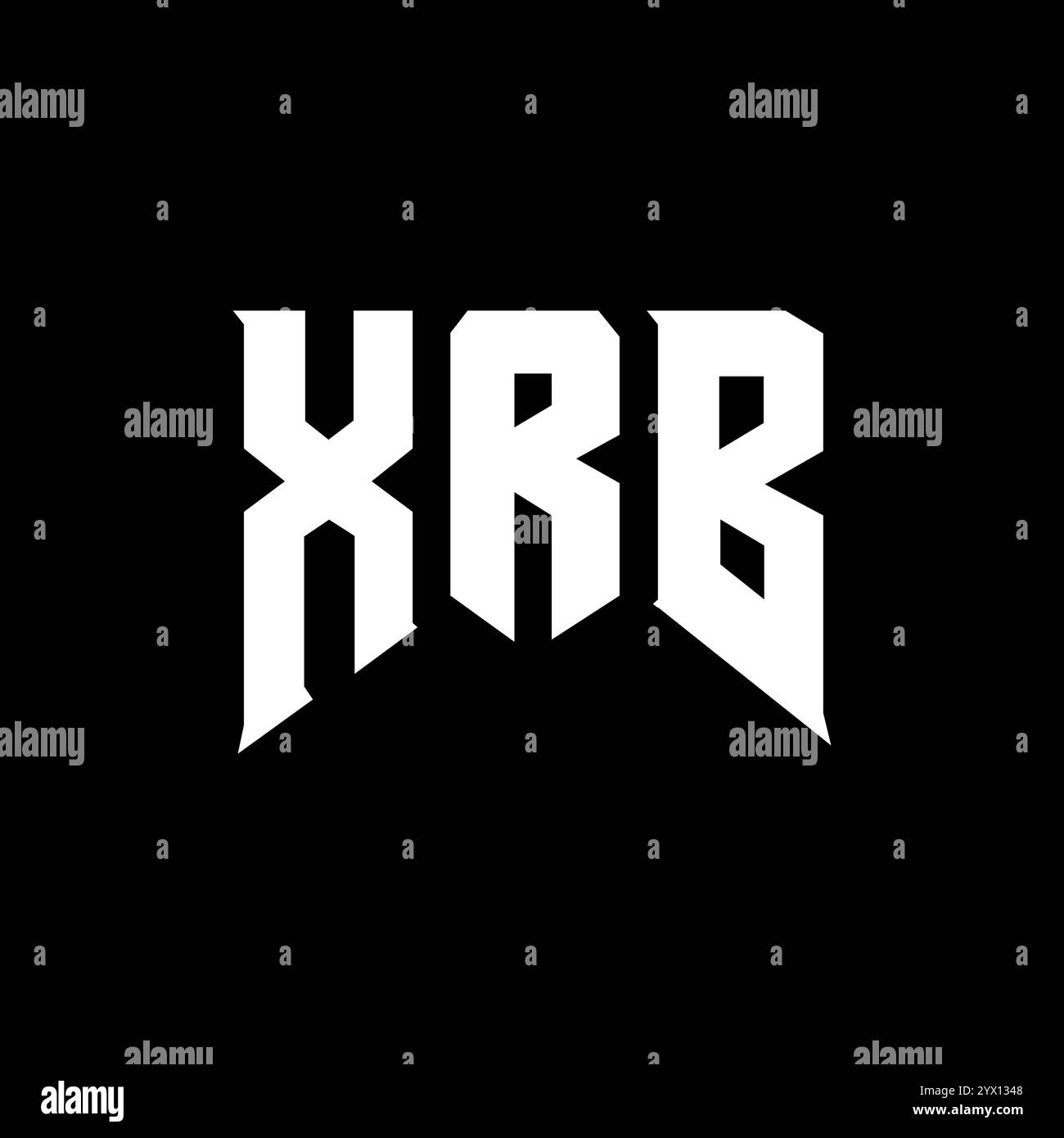 XRB letter logo design for technology company. XRB logo design black ...
