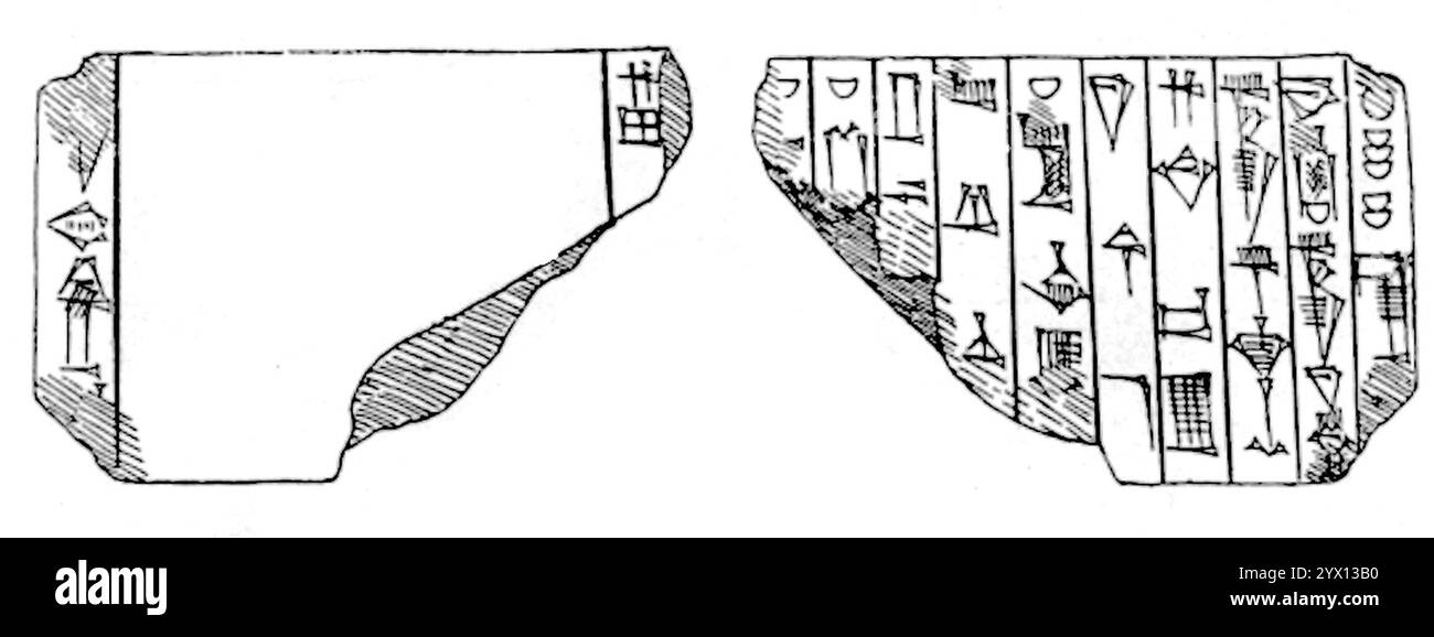 Contract in the name of Lugal-ushumgal (2 Stock Photo - Alamy