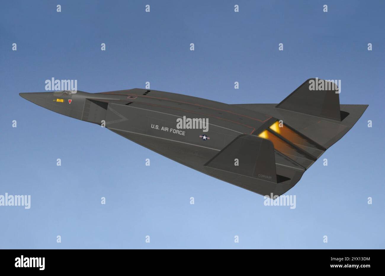Convair Kingfish art concept Stock Photo - Alamy