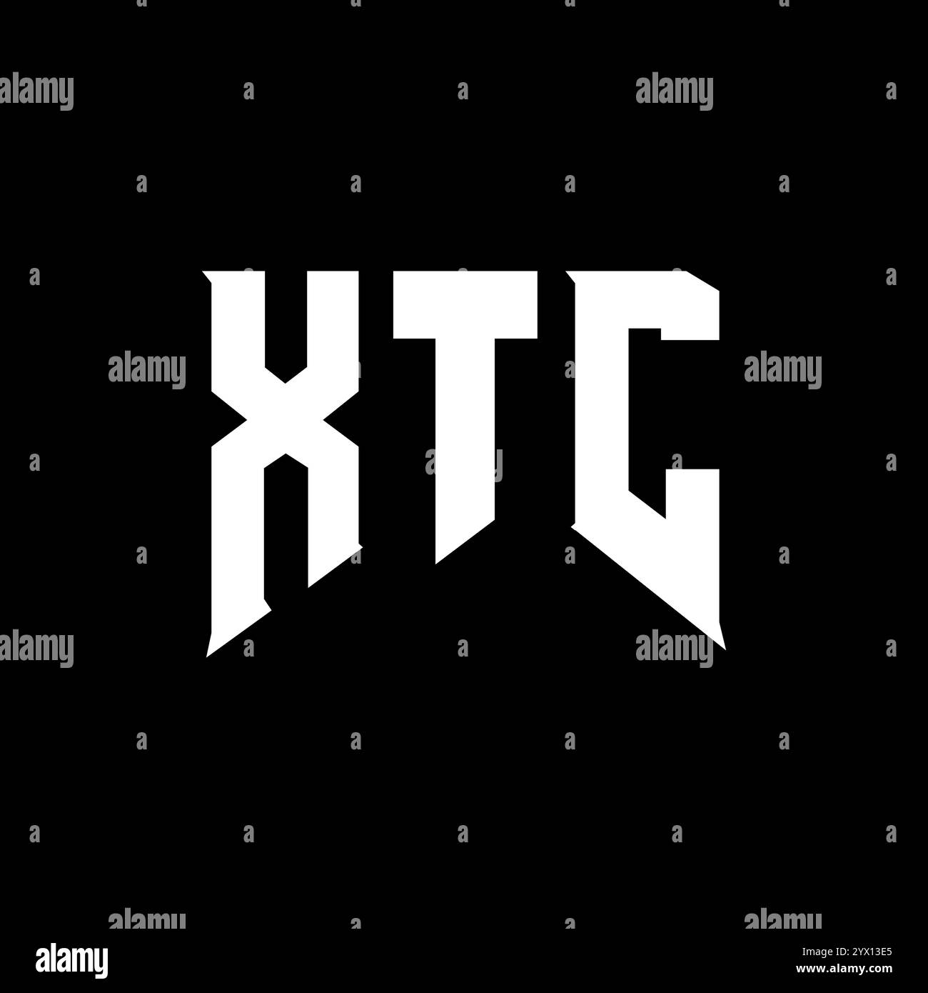 Xtc alphabet Stock Vector Images - Alamy