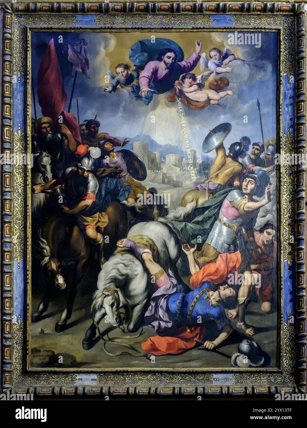 Conversión de San Pablo, Ignacio de Ries Stock Photo - Alamy