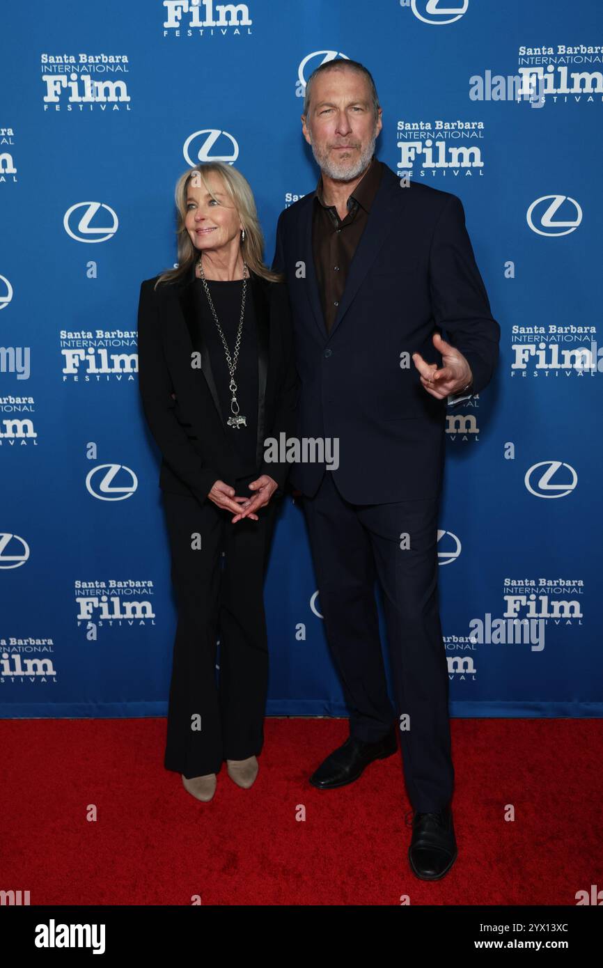 Santa Barbara, USA. 12th Dec, 2024. Bo Derek and John Corbett ...