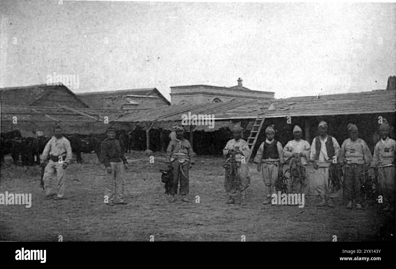 Coolies coréens à Tien-Tsin Stock Photo - Alamy