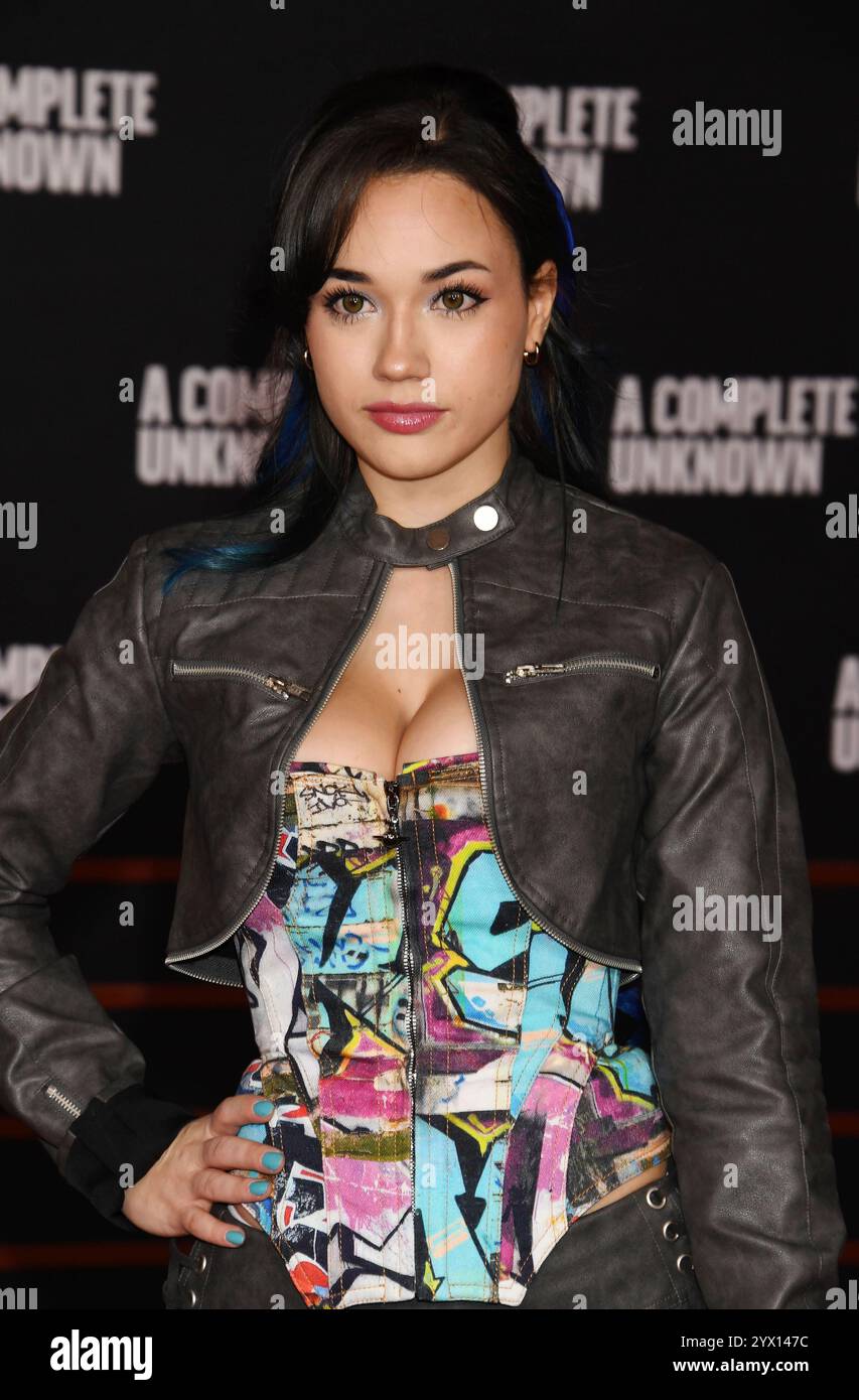 HOLLYWOOD, CALIFORNIA - DECEMBER 10: Sofia Gomez attends the Los Angeles Premiere of Searchlight ...