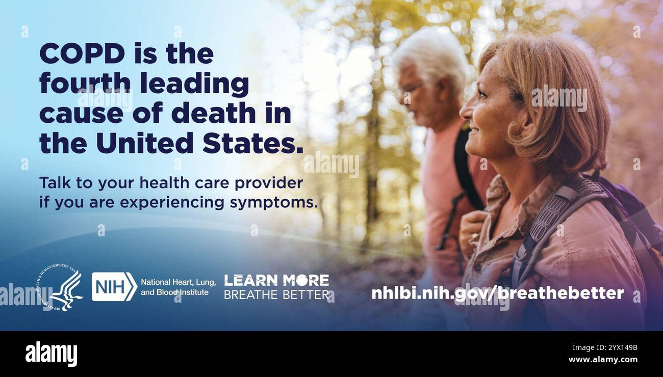 COPD Fourth Leading Cause of Death in U.S. (49086385577 Stock Photo - Alamy