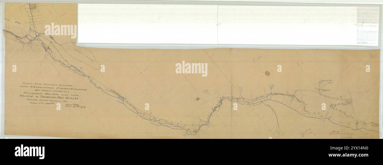 Copper River Exploring Expedition - Map Showing Survey of a Preliminary ...