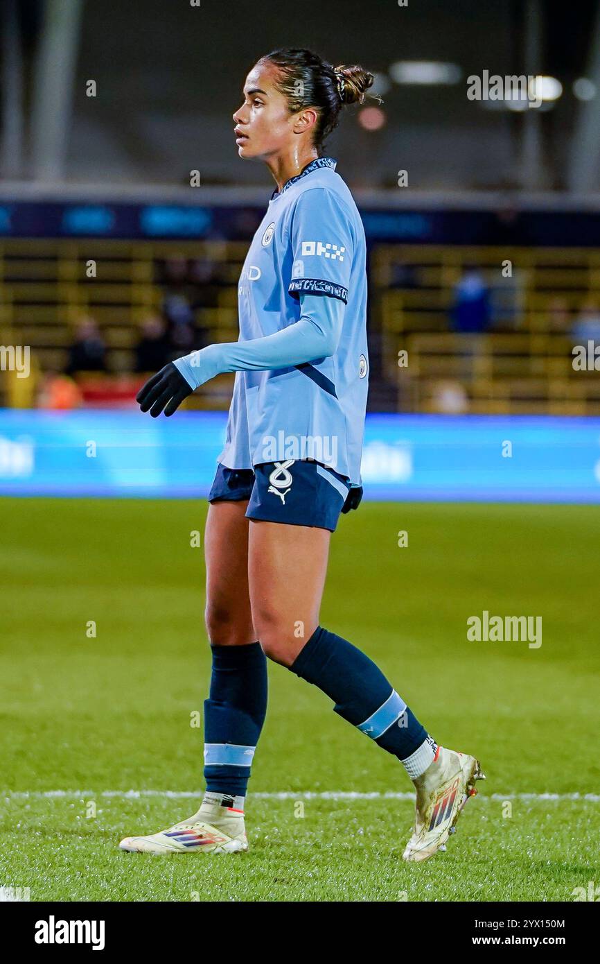 Manchester, UK. Thursday 12th December 2024, UEFA Women's Champions ...