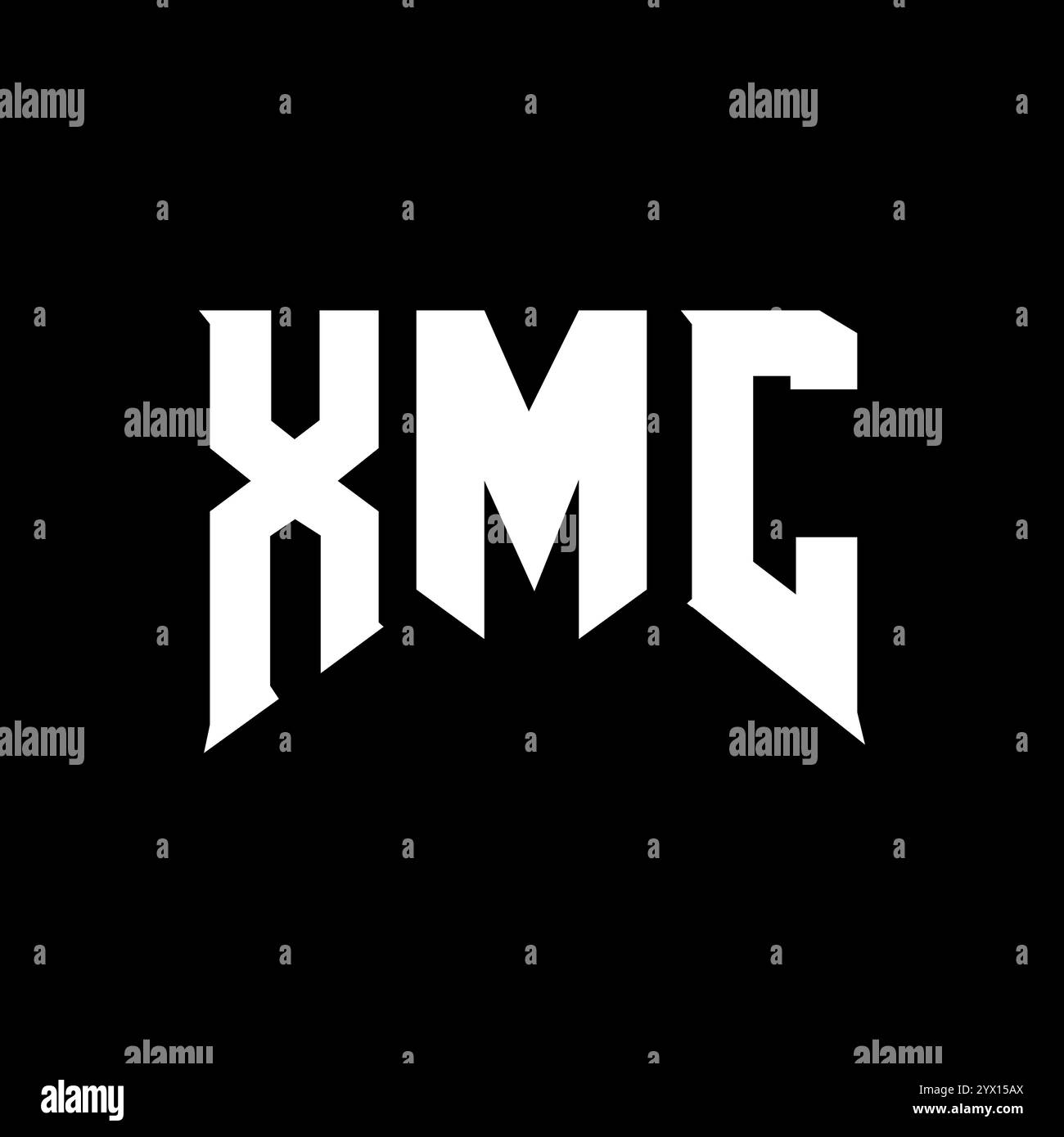 XMC letter logo design for technology company. XMC logo design black ...