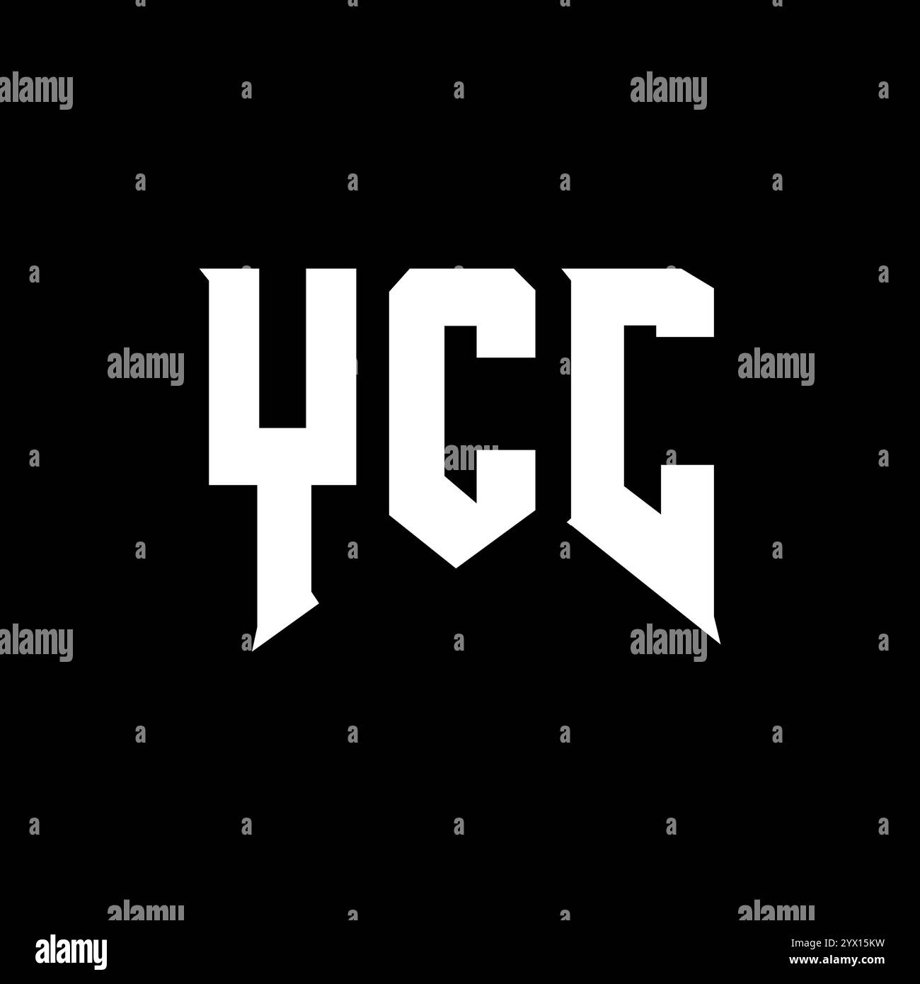 YCC letter logo design for technology company. YCC logo design black ...