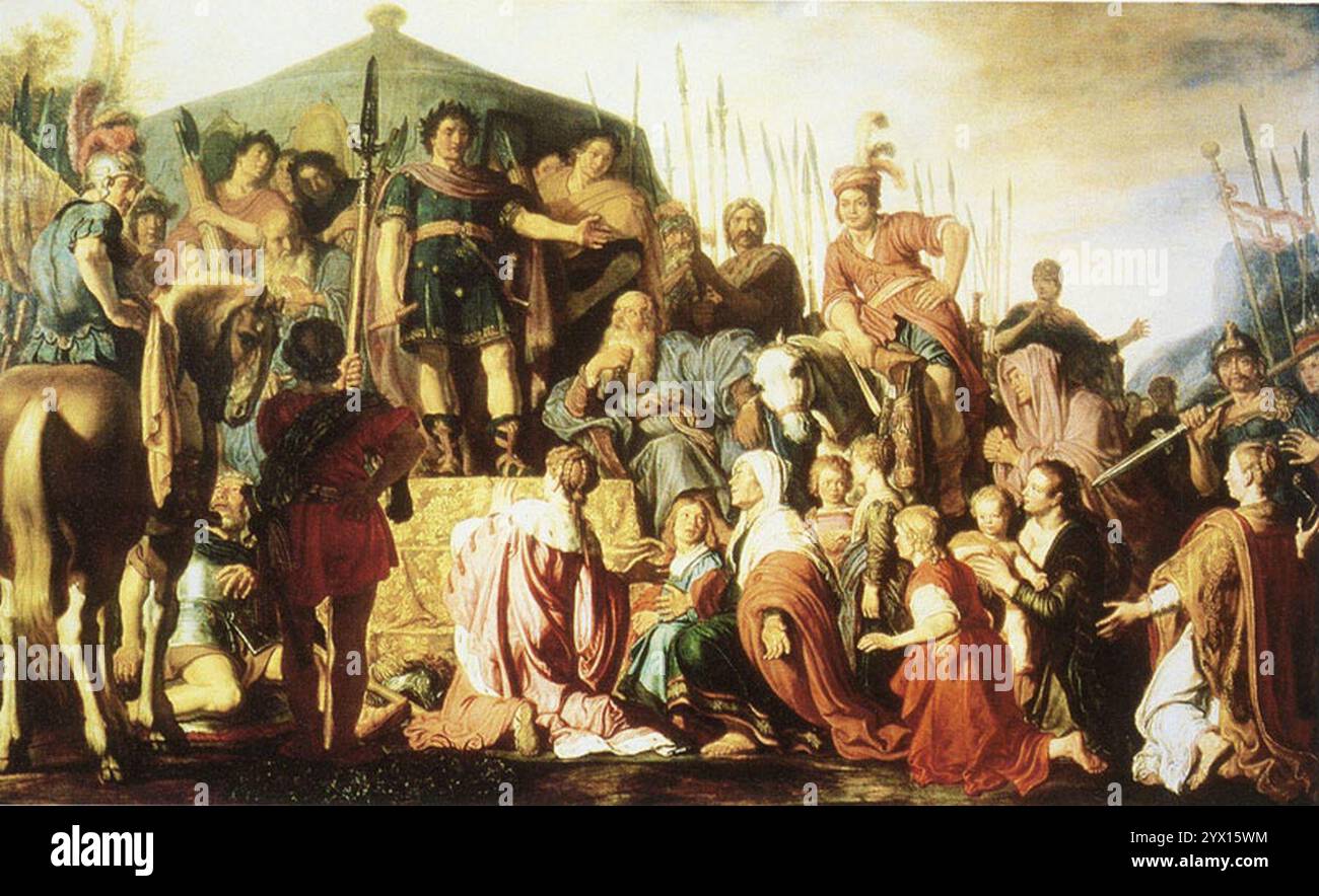 Coriolanus and the Roman matrons, Pieter Lastman, 1622, Trinity College ...