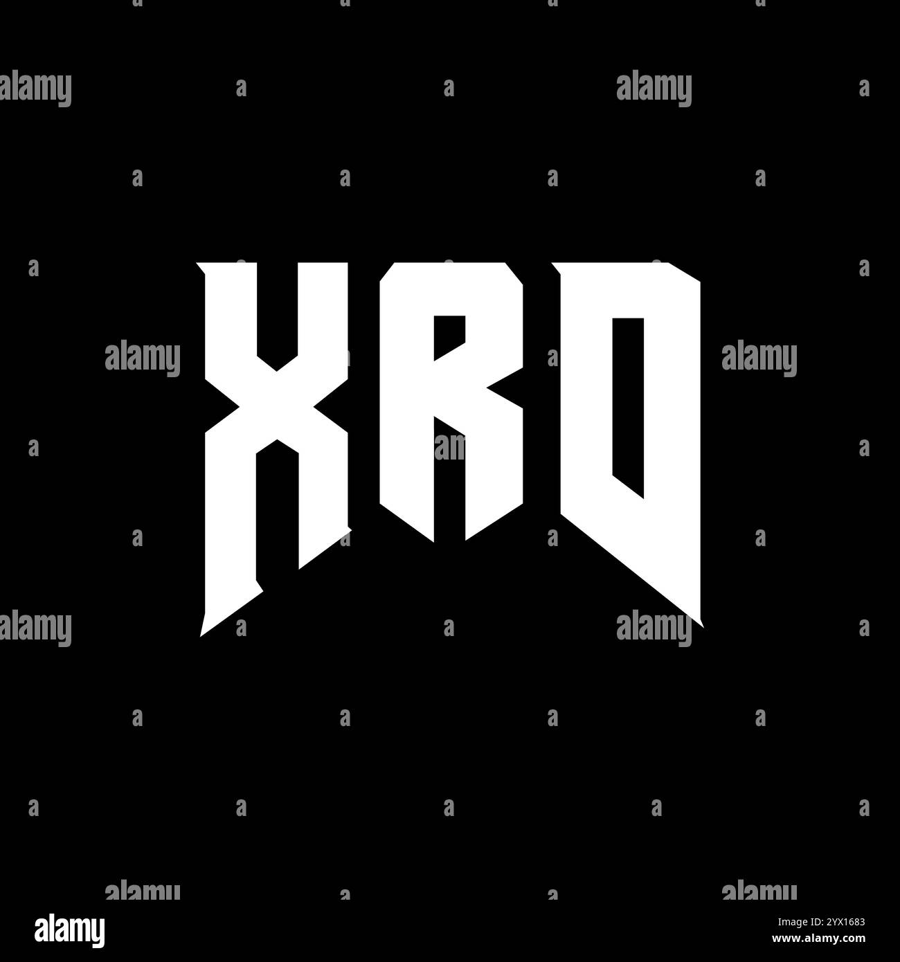 XRD letter logo design for technology company. XRD logo design black ...