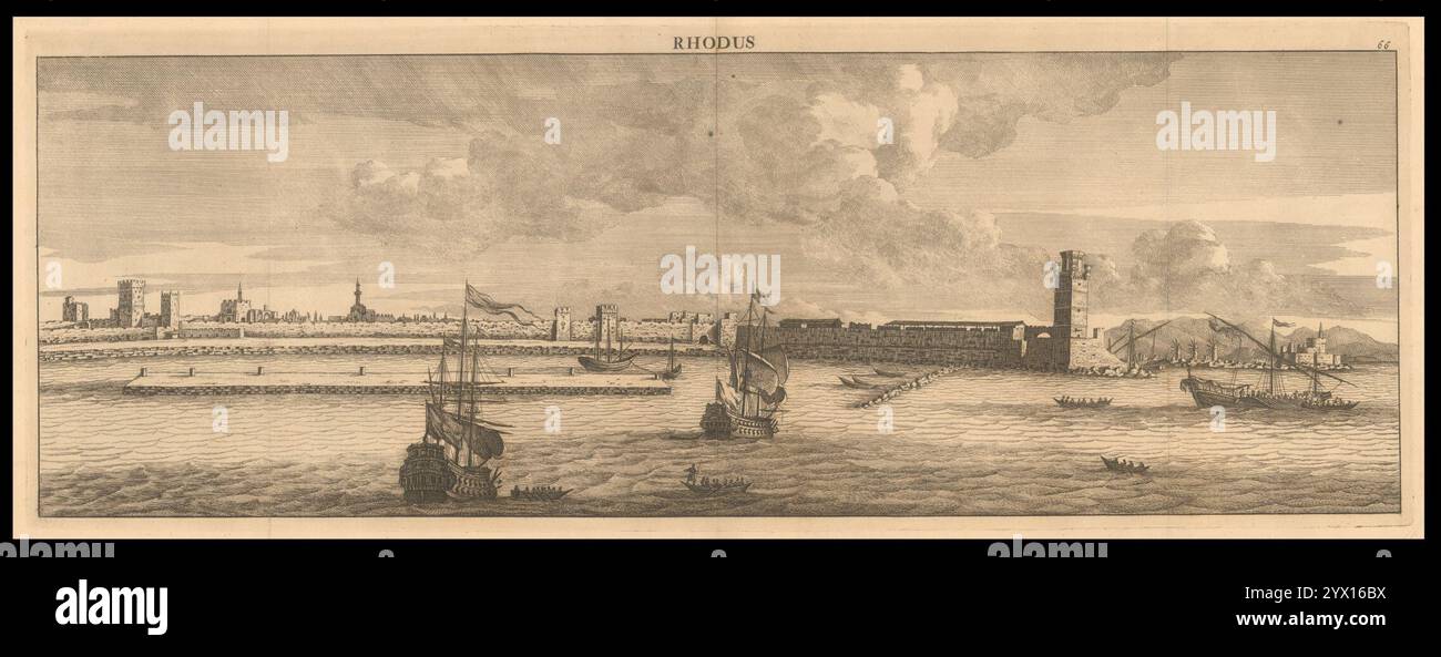 Cornelis de Bruijn, Rhodus Stock Photo - Alamy