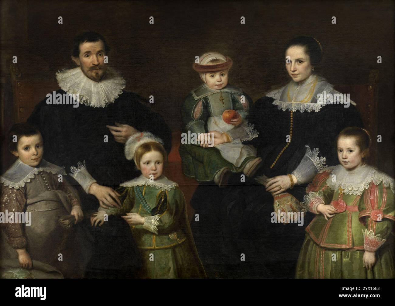 Cornelis de Vos - Family Portrait Stock Photo - Alamy