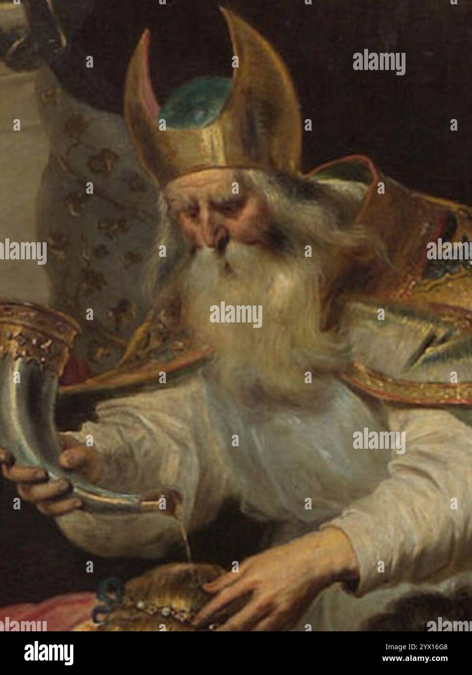 Cornelis de Vos - The Anointing of Solomon (cropped Stock Photo - Alamy