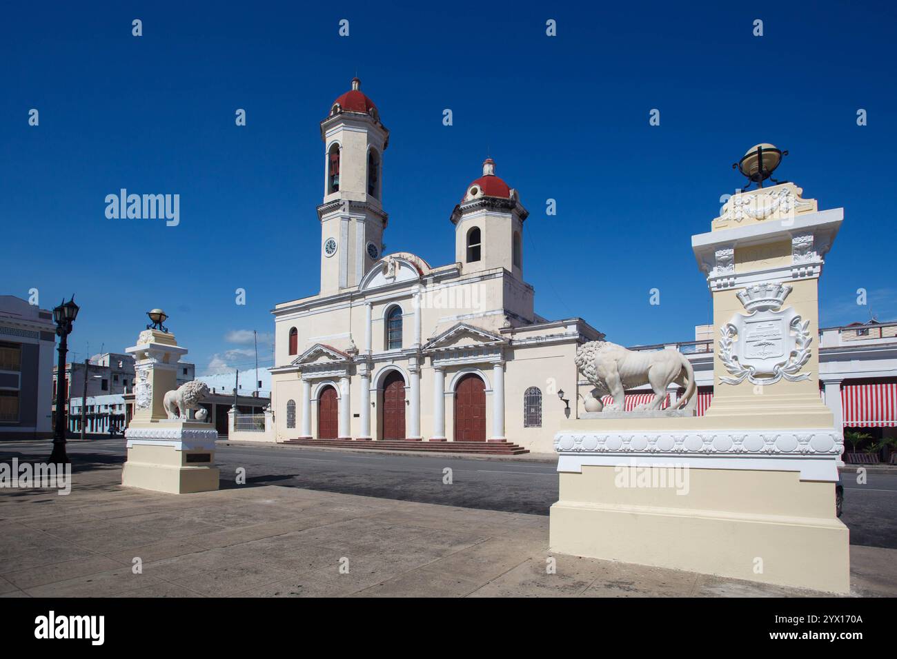 The Lions portal and Cathedral of the immaculate conception and a ...