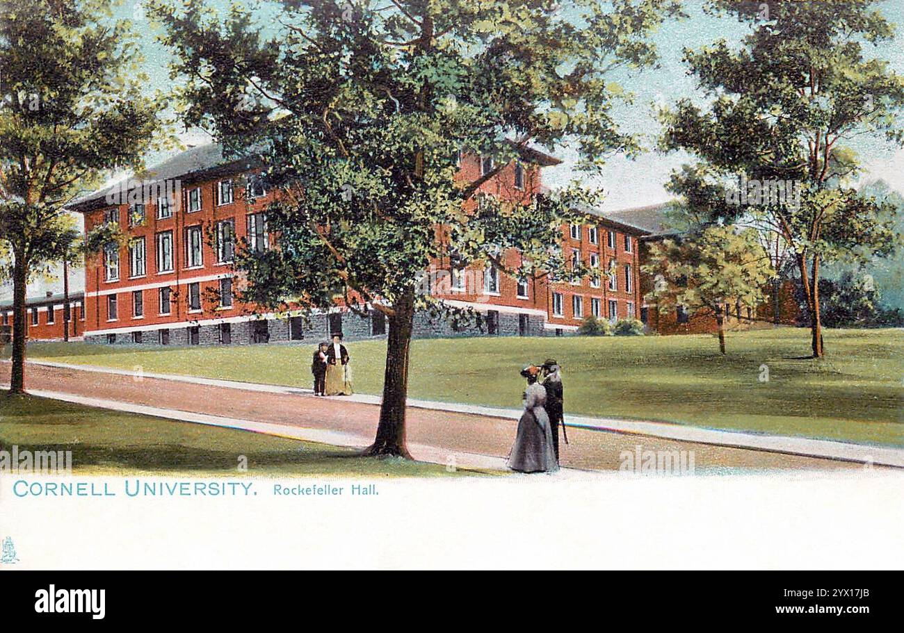 Cornell - Rockefeller Hall 01 Stock Photo - Alamy
