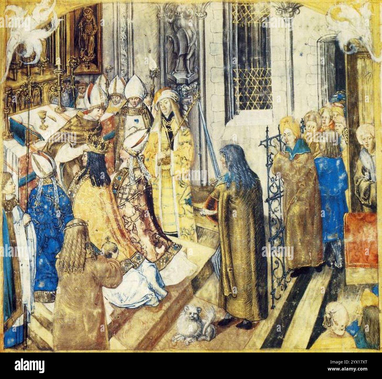 Coronation of Aleksandras Jogailaitis as King of Poland, painted in ...