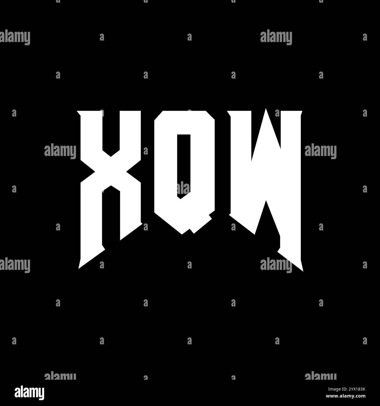 Xqw logo design hi-res stock photography and images - Alamy