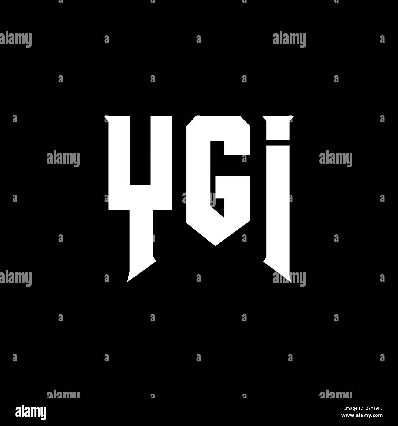 Ygi logo design hi-res stock photography and images - Alamy
