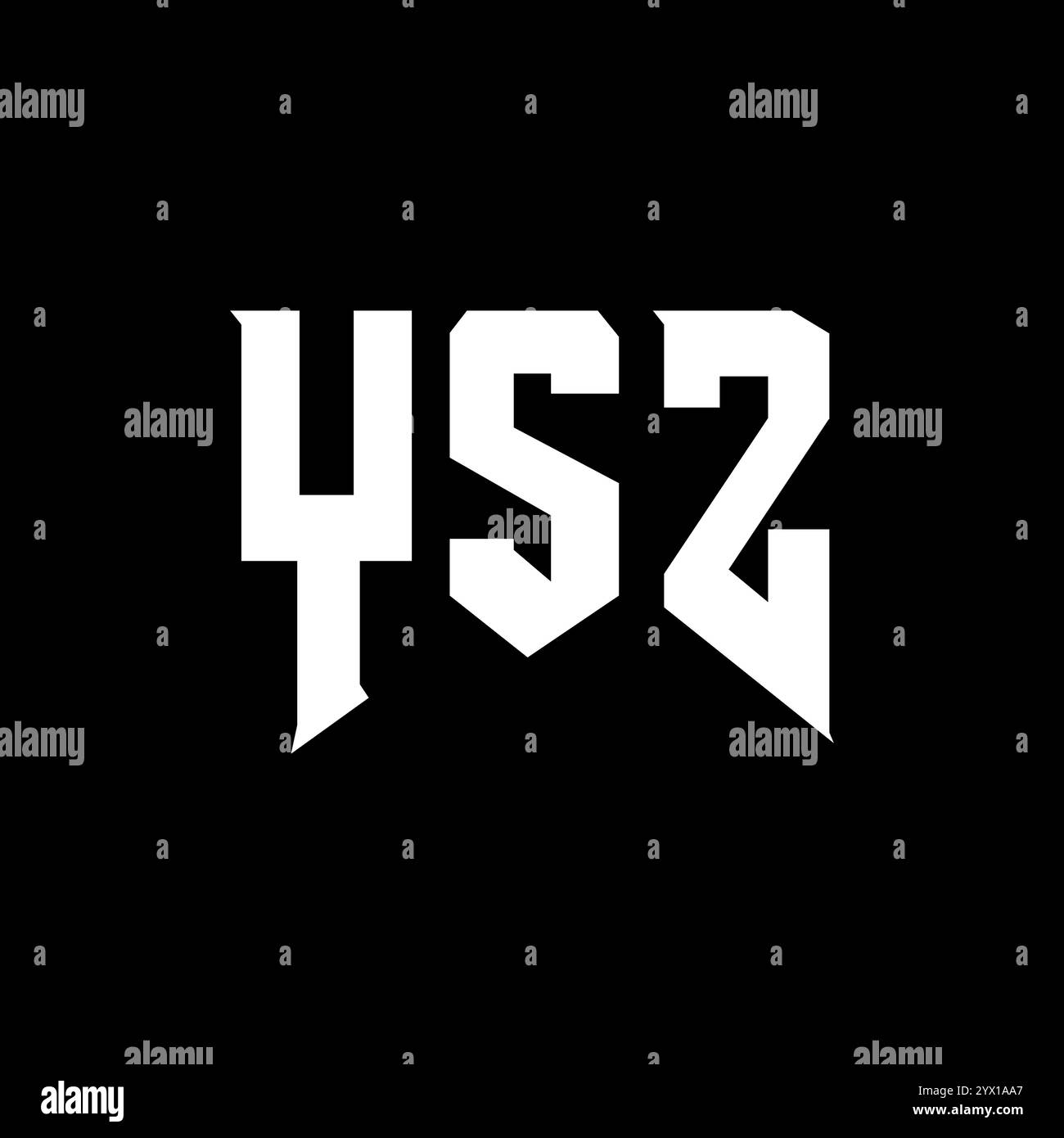 Ysz logo design hi-res stock photography and images - Alamy