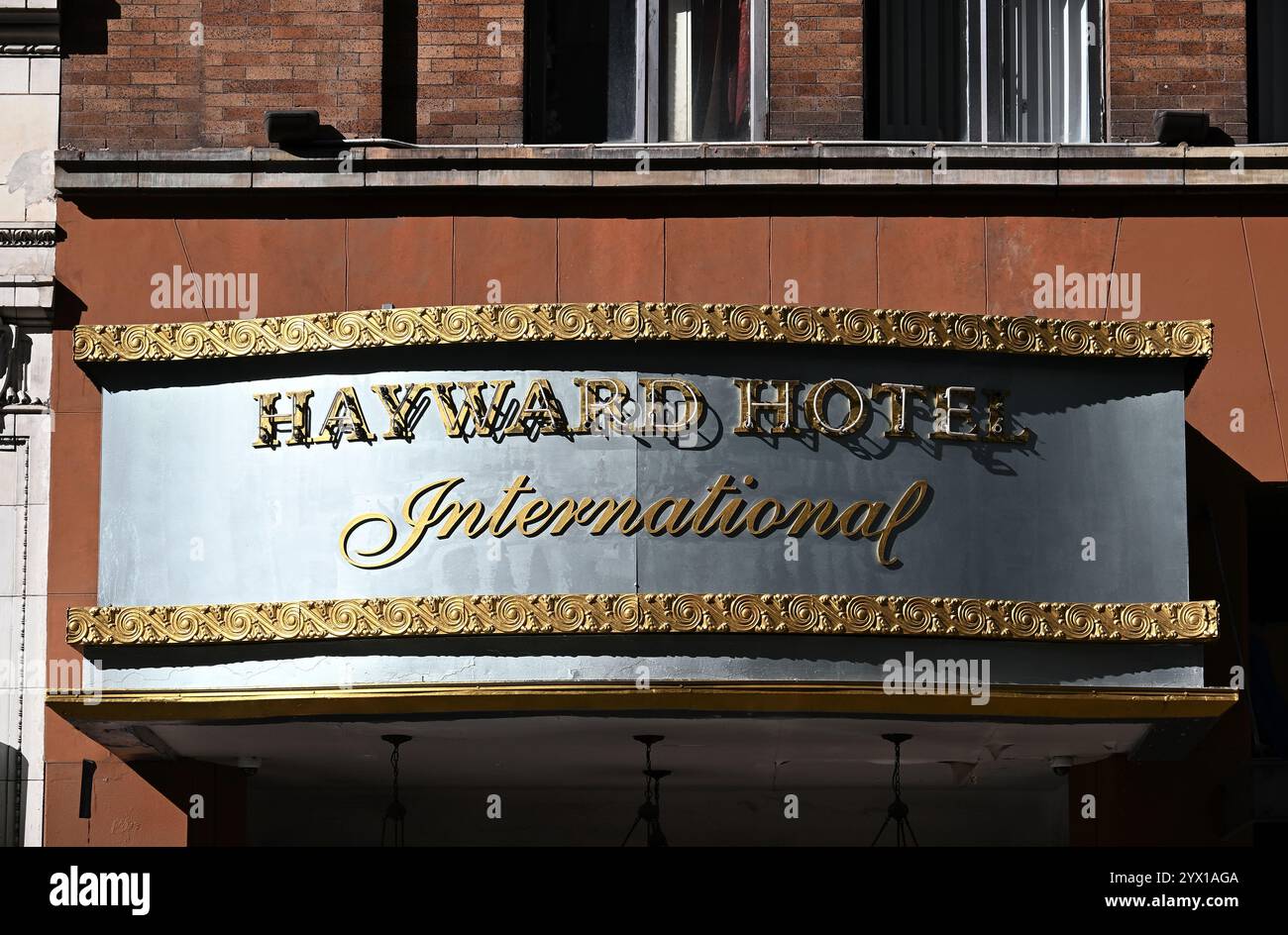 LOS ANGELES, CALIFORNIA - 2 DEC 2024: The Hayward Hotel International ...