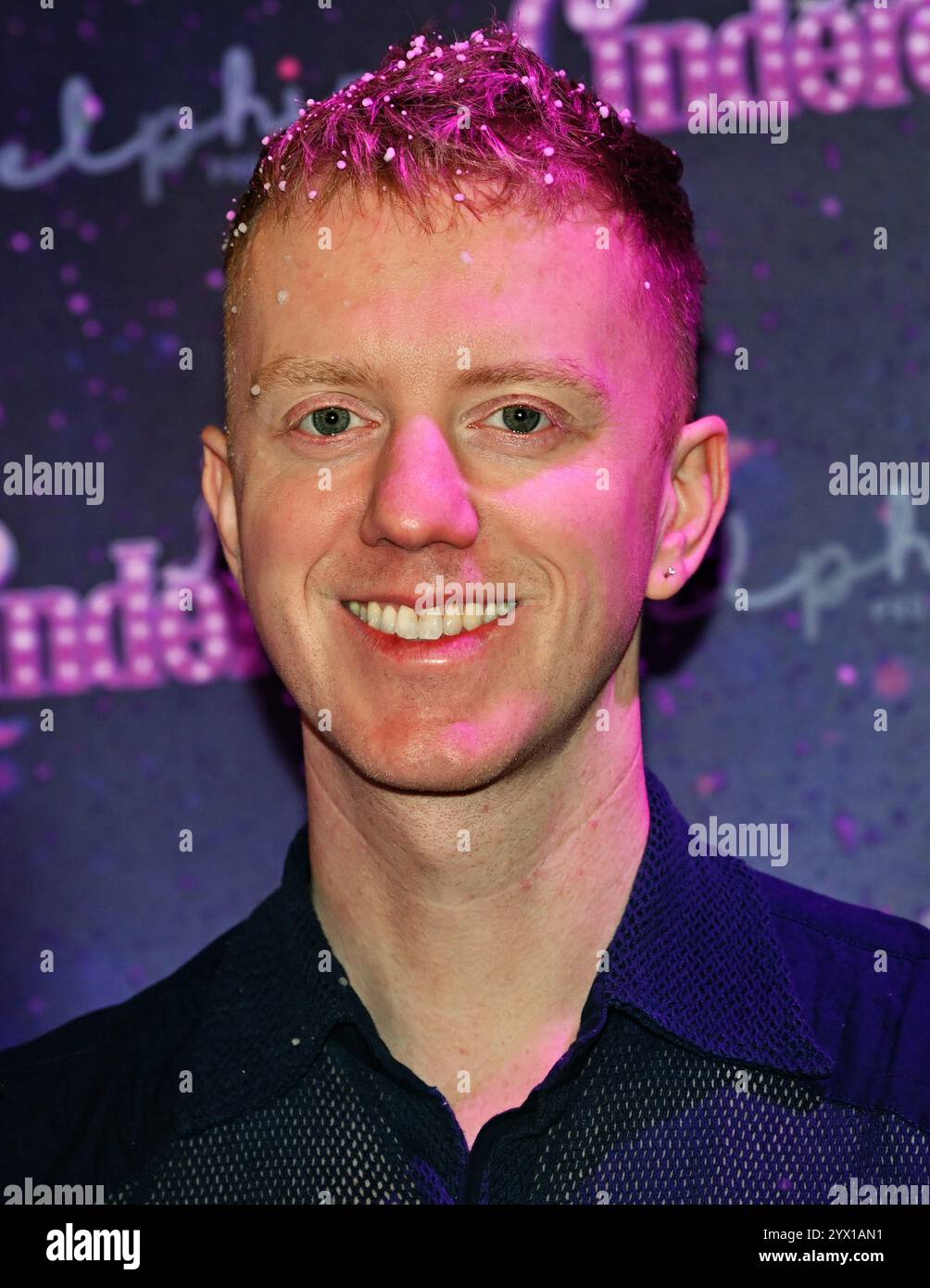 LONDON, ENGLAND: 12th December 2024: James Barr attended Press night ...