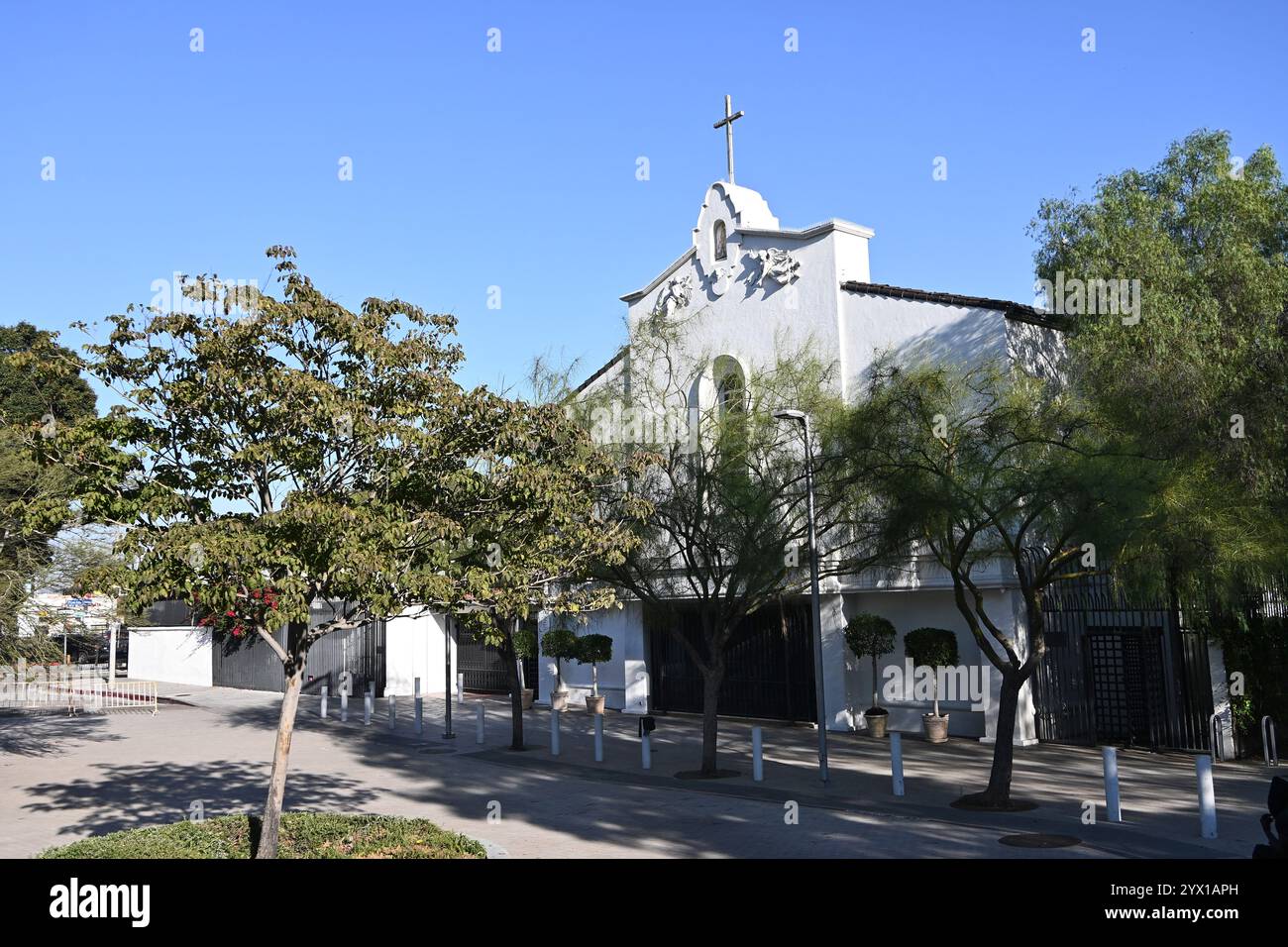 LOS ANGELES, CALIFORNIA - 2 DEC 2024: Our Lady Queen of Angels Catholic ...