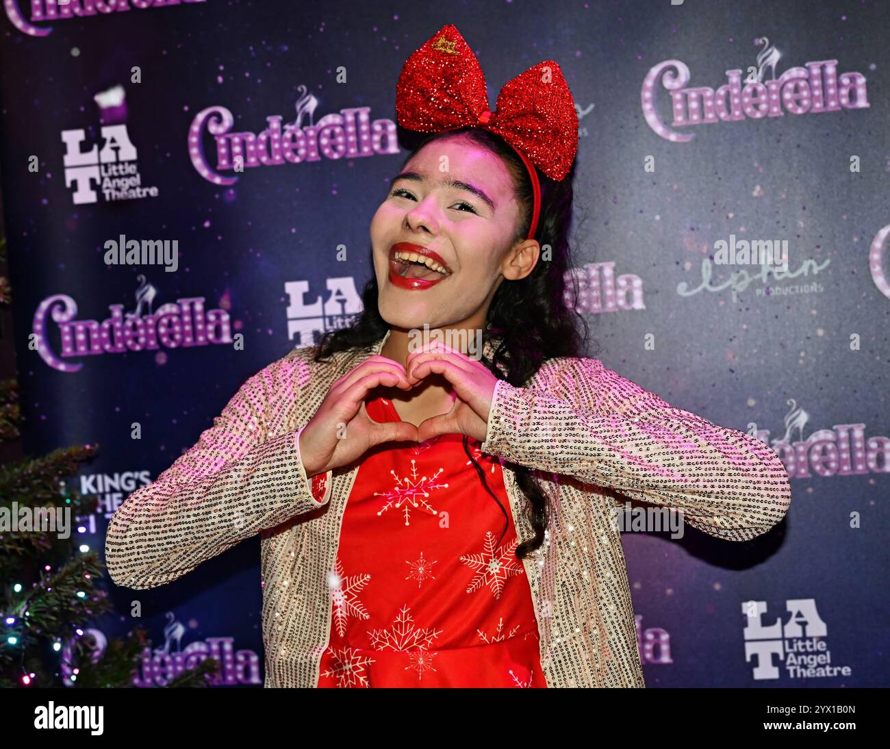 LONDON, ENGLAND: 12th December 2024: Leila Lea attended Press night ...