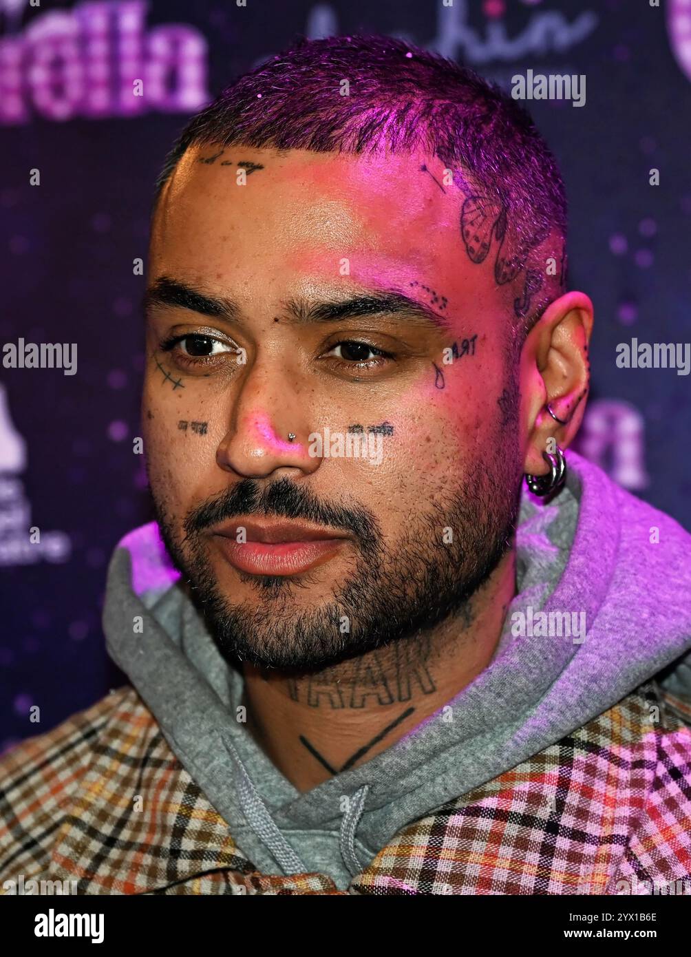 LONDON, ENGLAND: 12th December 2024: Ryan Lanji attended Press night ...