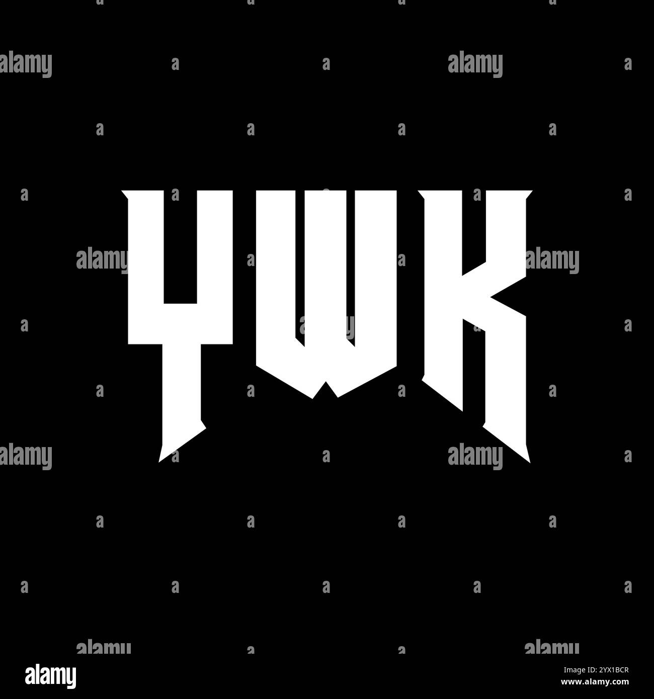 Ywk minimalist logo hi-res stock photography and images - Alamy