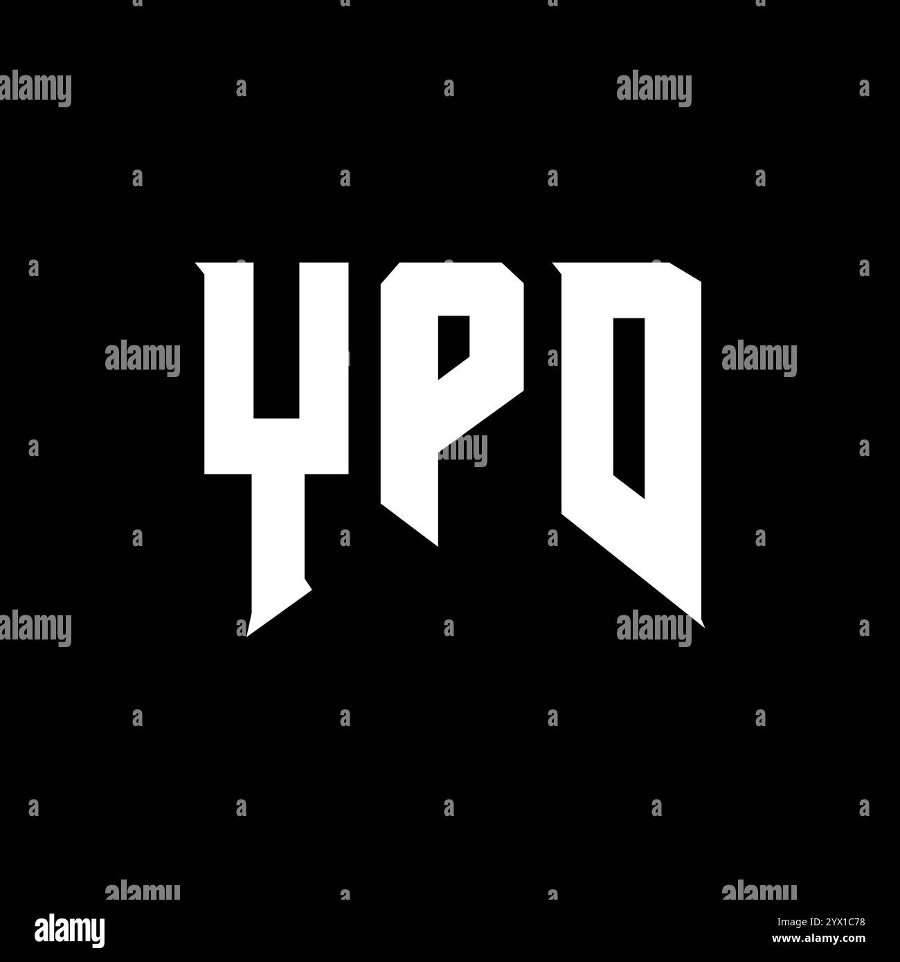 YPD letter logo design for technology company. YPD logo design black ...