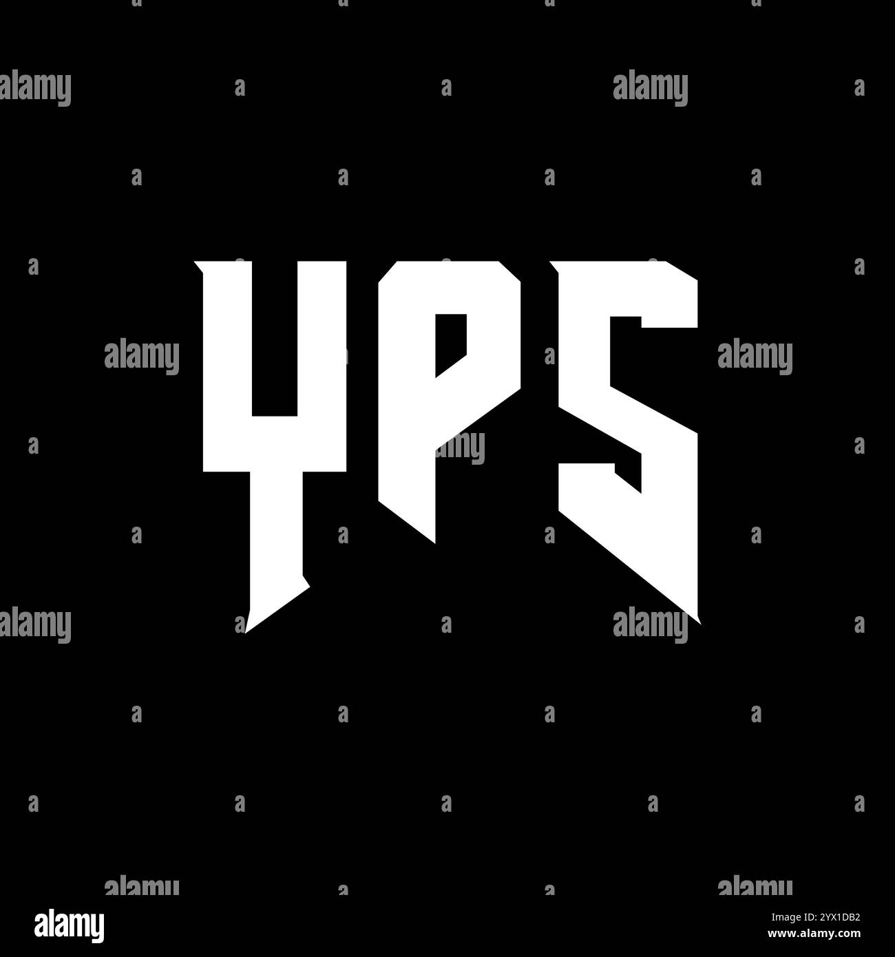 YPS letter logo design for technology company. YPS logo design black ...