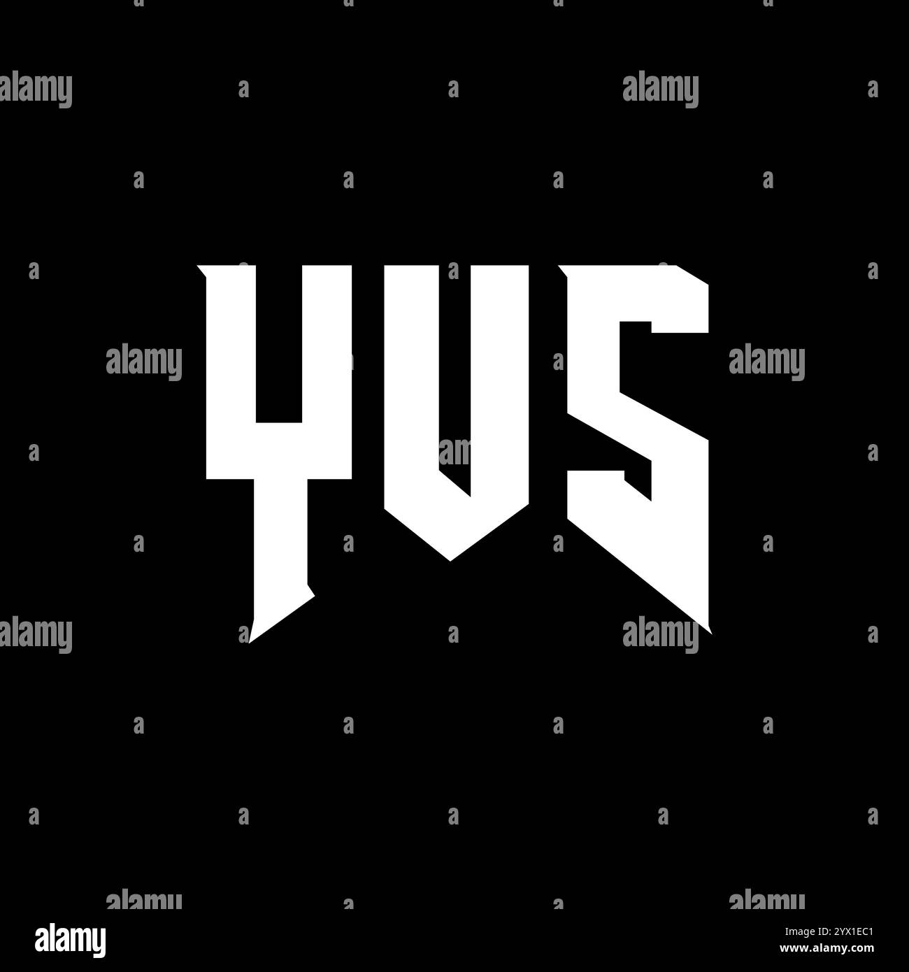 YUS letter logo design for technology company. YUS logo design black ...