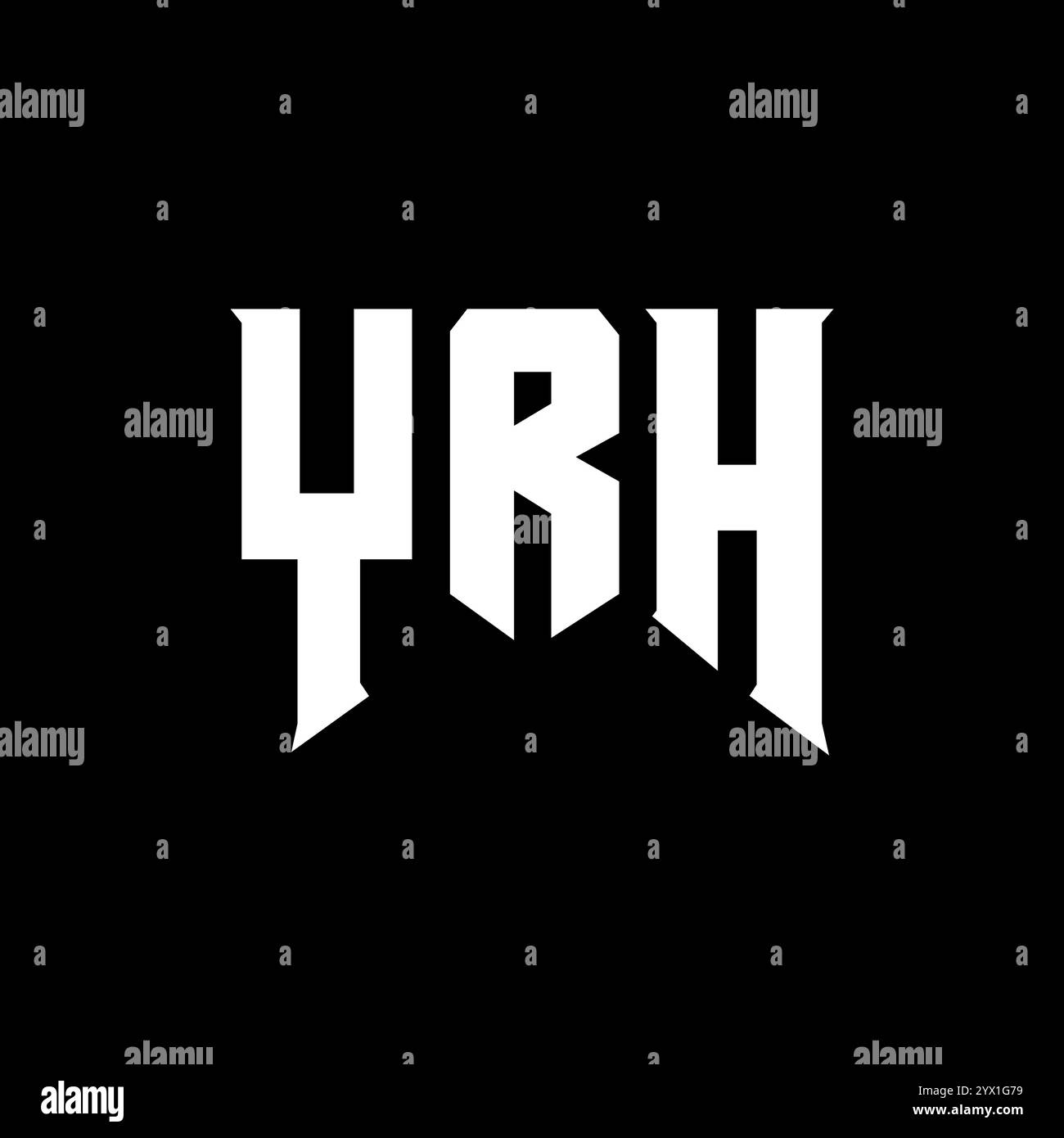 Yrh logo design hi-res stock photography and images - Alamy