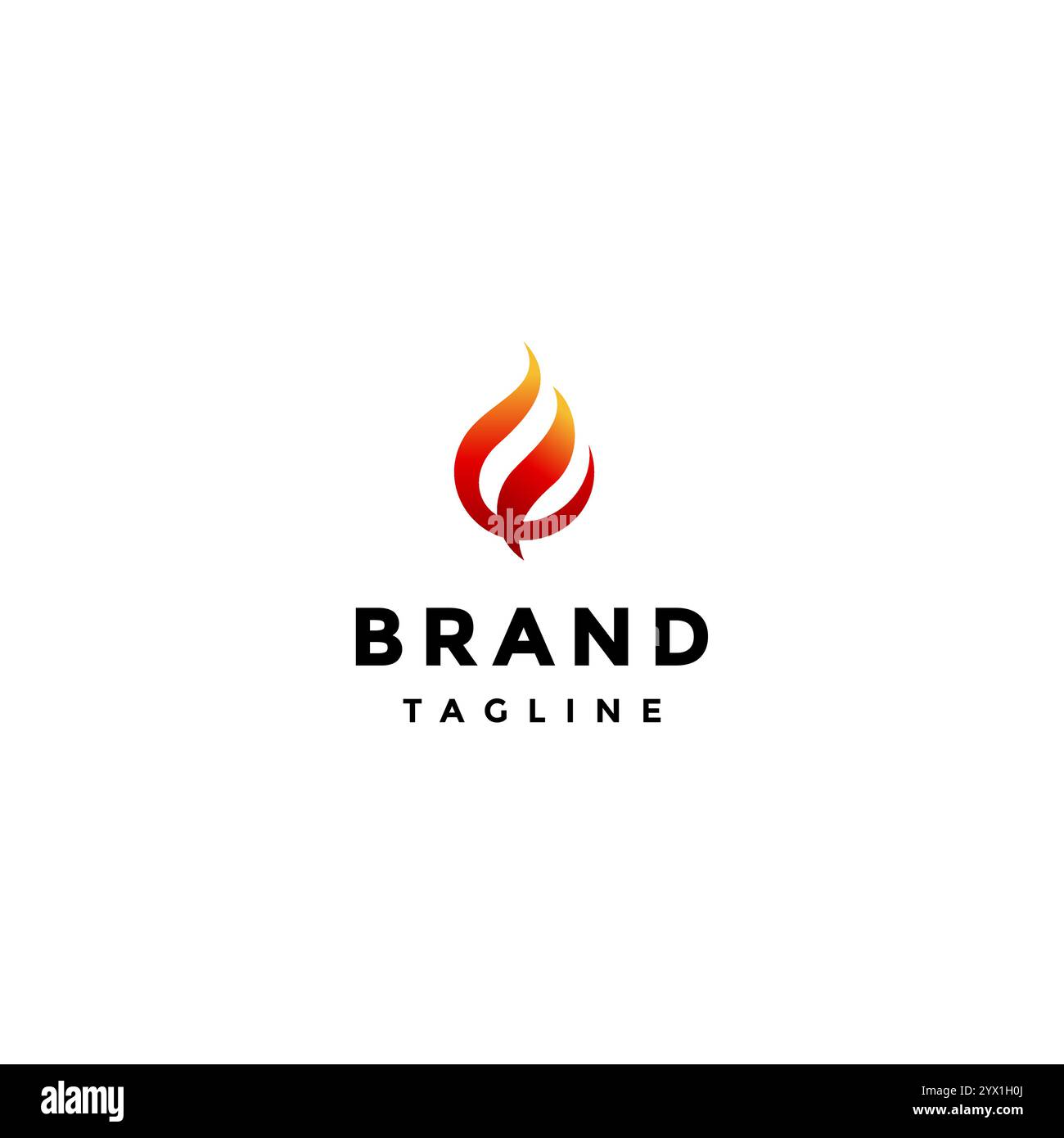 Simple Letter E Fire Logo Design. Fire Symbol Forming Letter E Logo ...