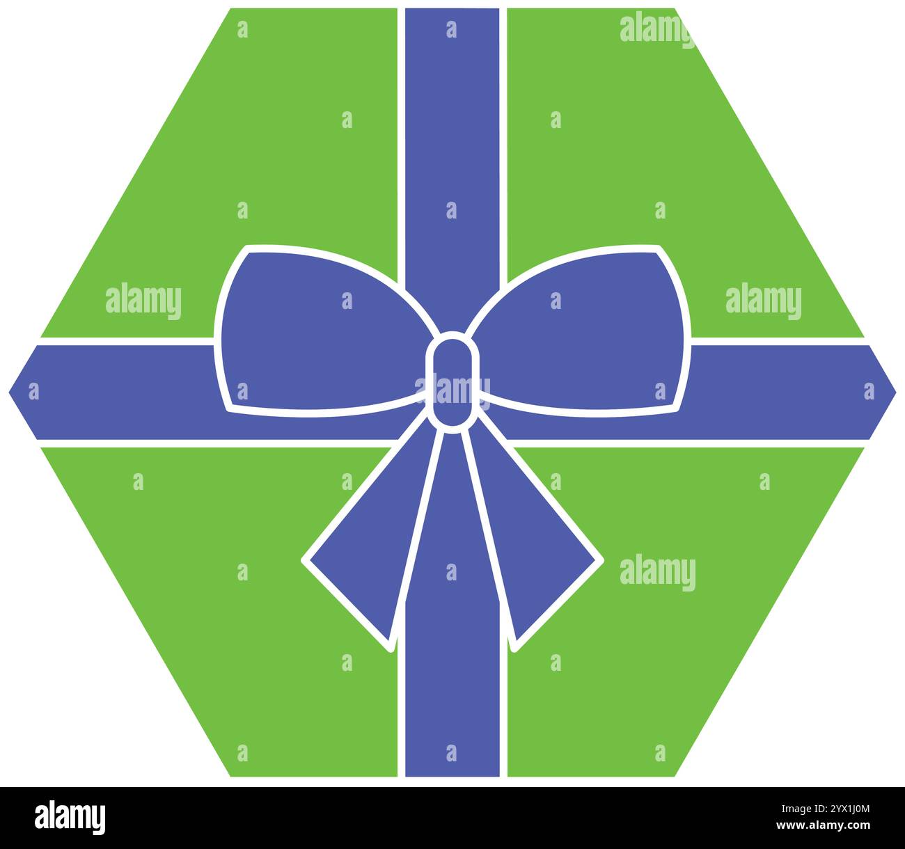 Colored gift box with ribbon Vector Stock Vector Image & Art - Alamy