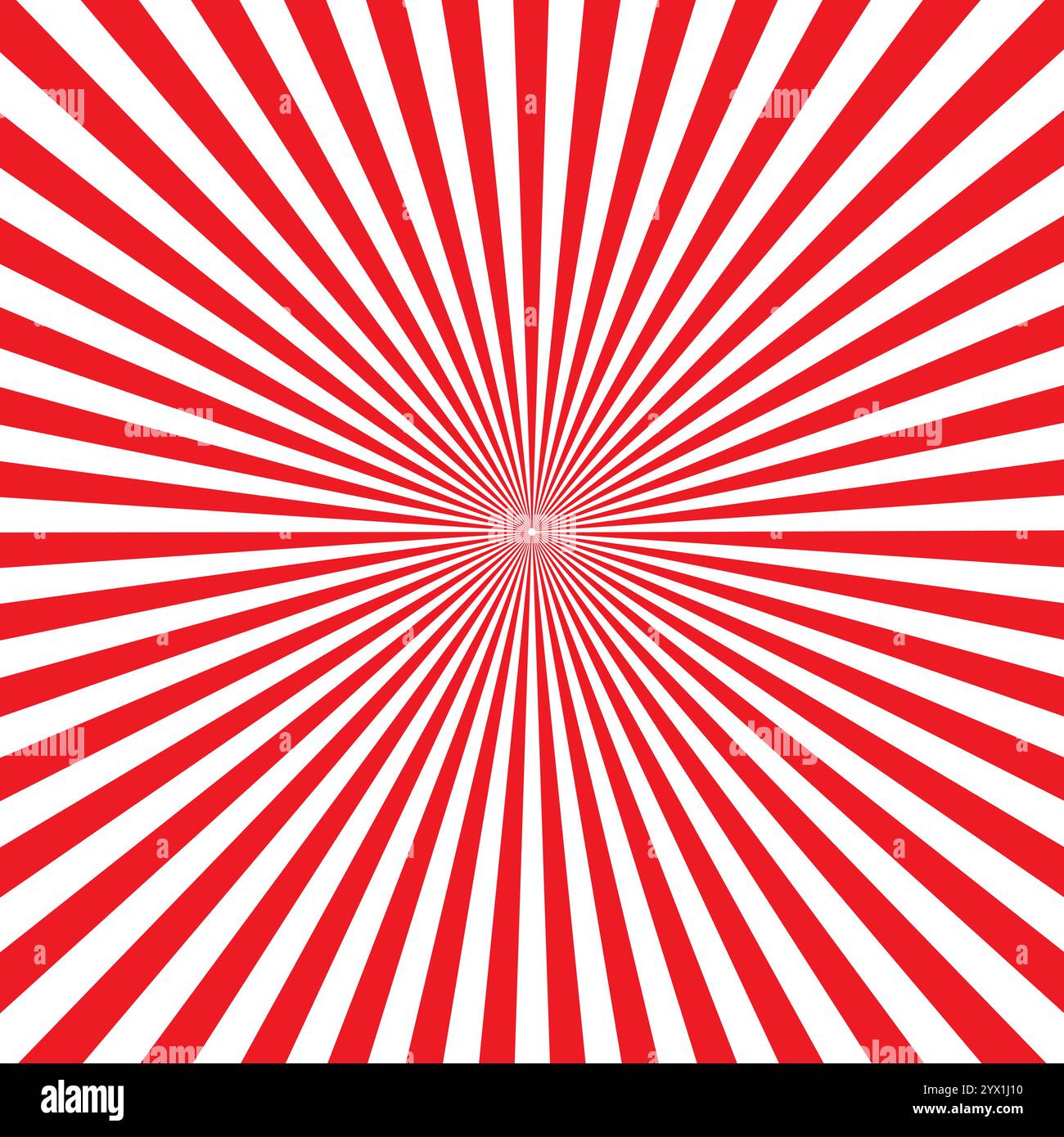 Red Radial Stripes Bold Geometric Burst Abstract Striped Background Vector Dynamic Pattern
