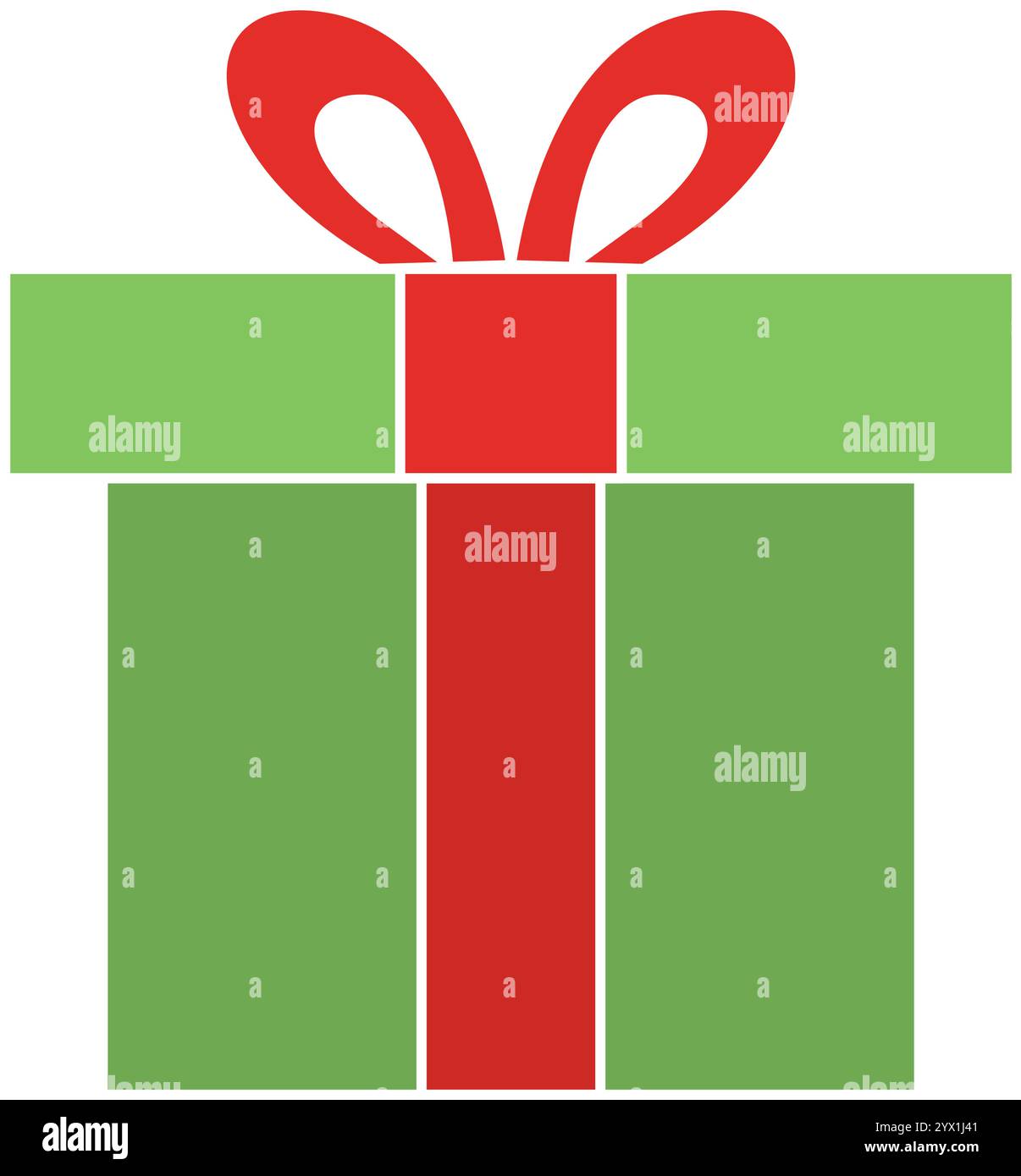 Colored gift box with ribbon Vector Stock Vector Image & Art - Alamy