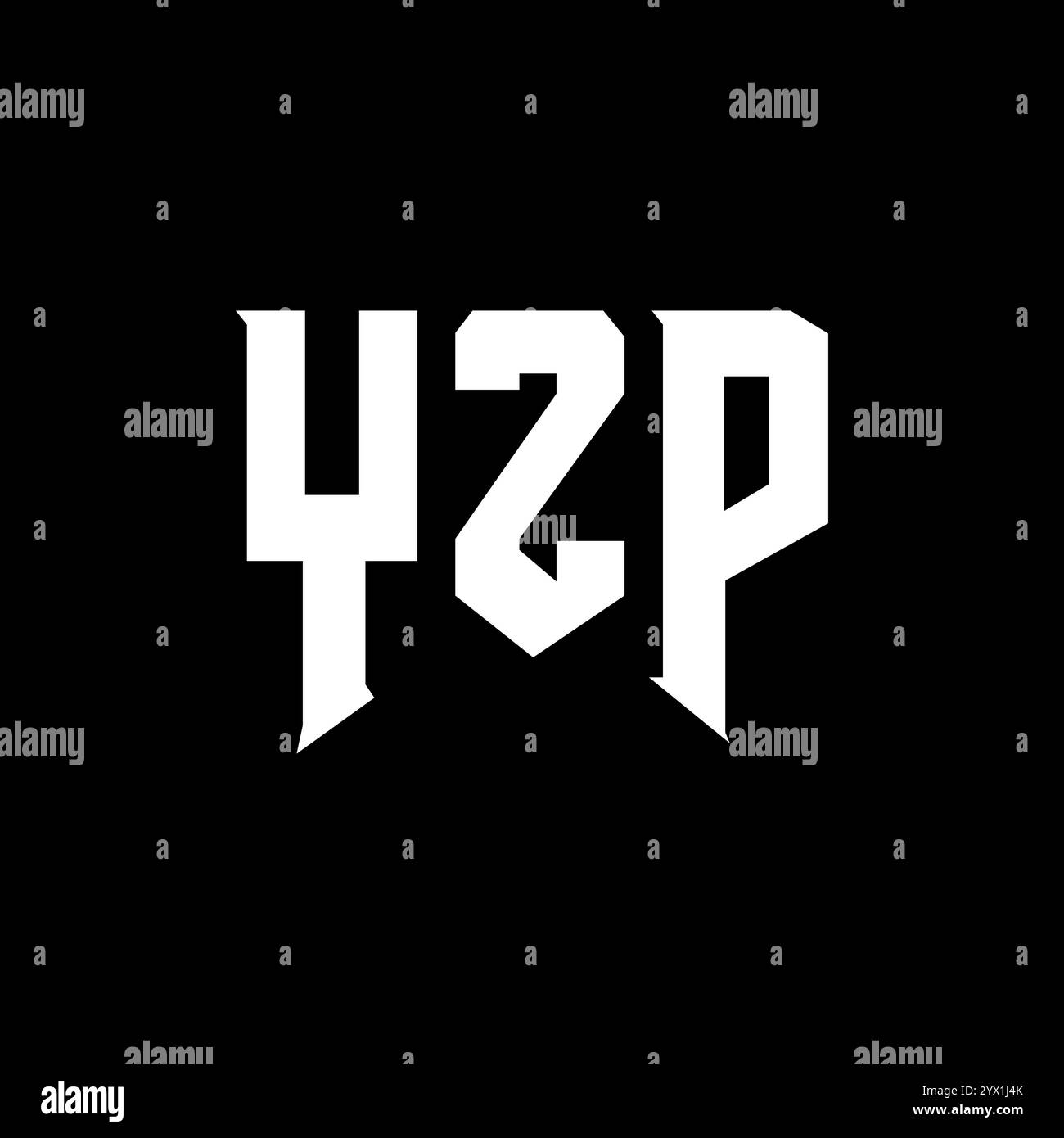 Yzp logo design Stock Vector Images - Alamy