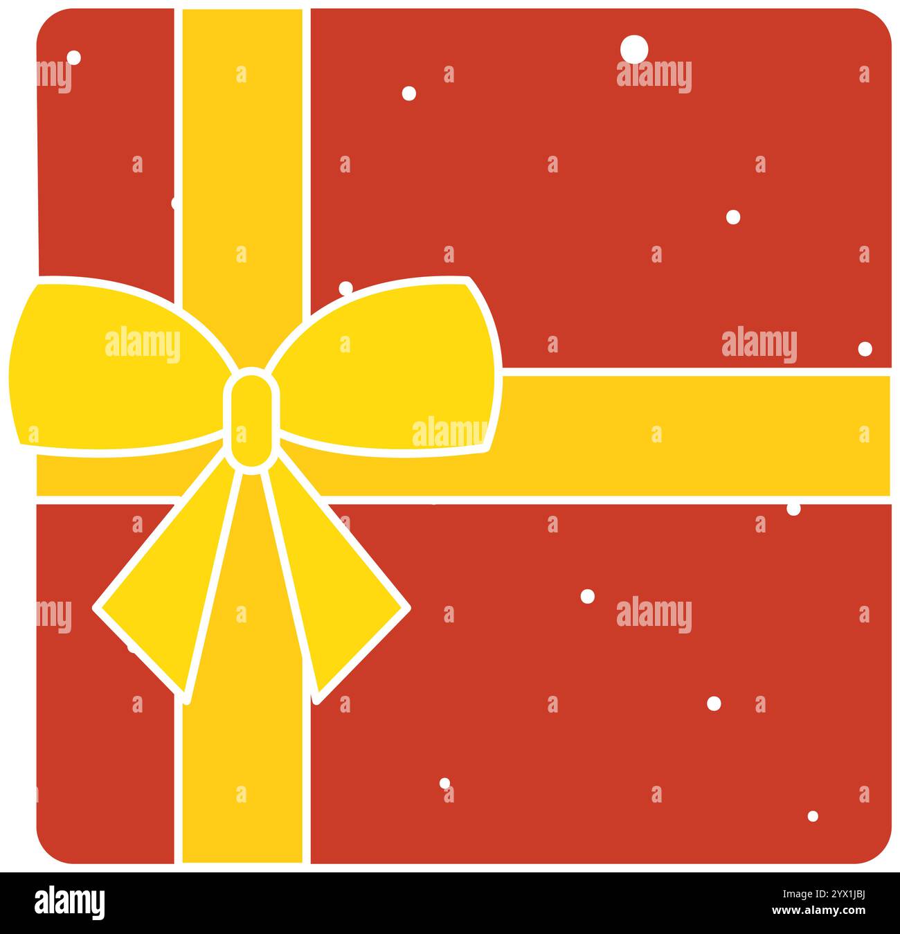 Colored gift box with ribbon Vector Stock Vector Image & Art - Alamy