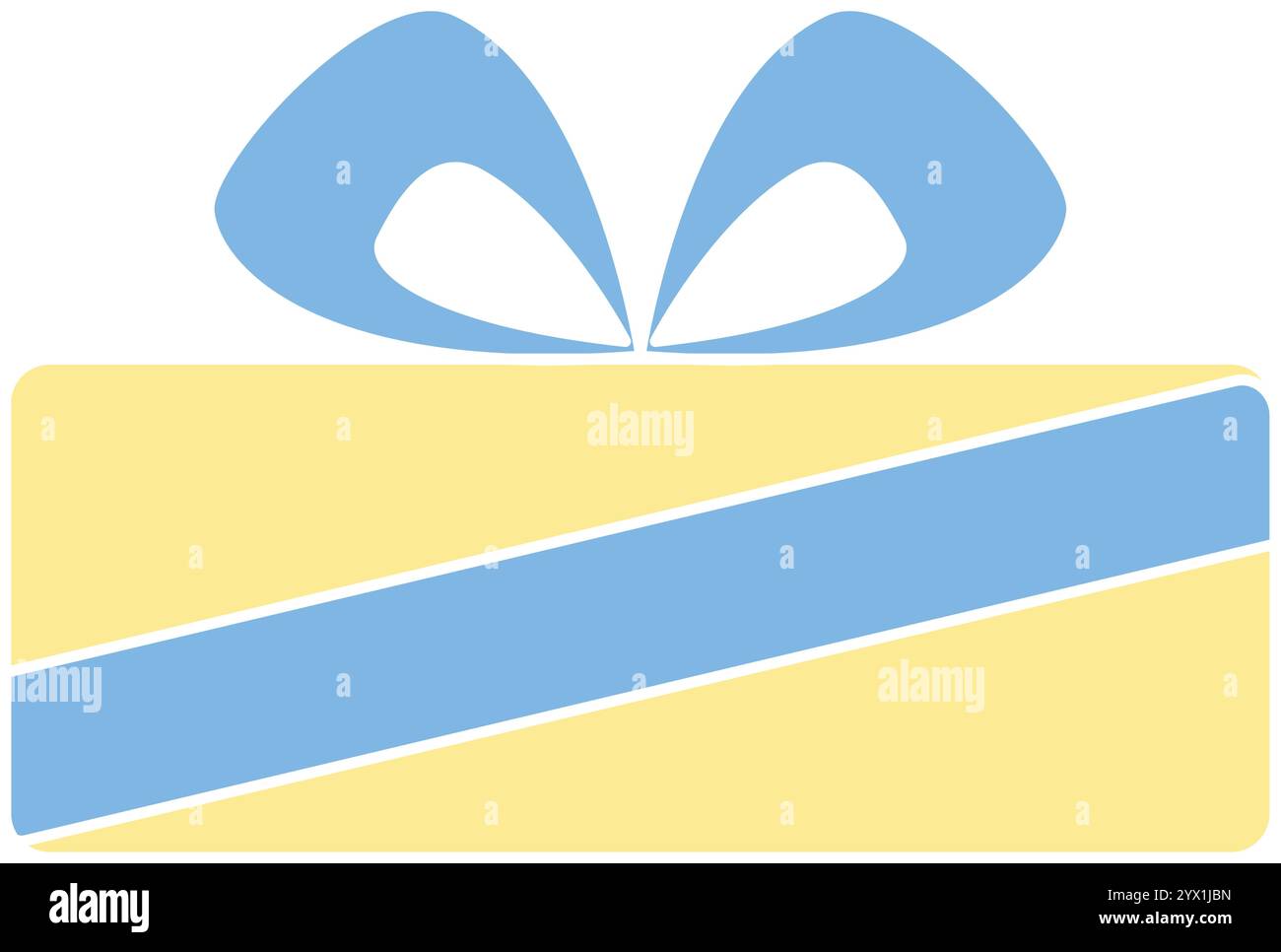 Colored gift box with ribbon Vector Stock Vector Image & Art - Alamy