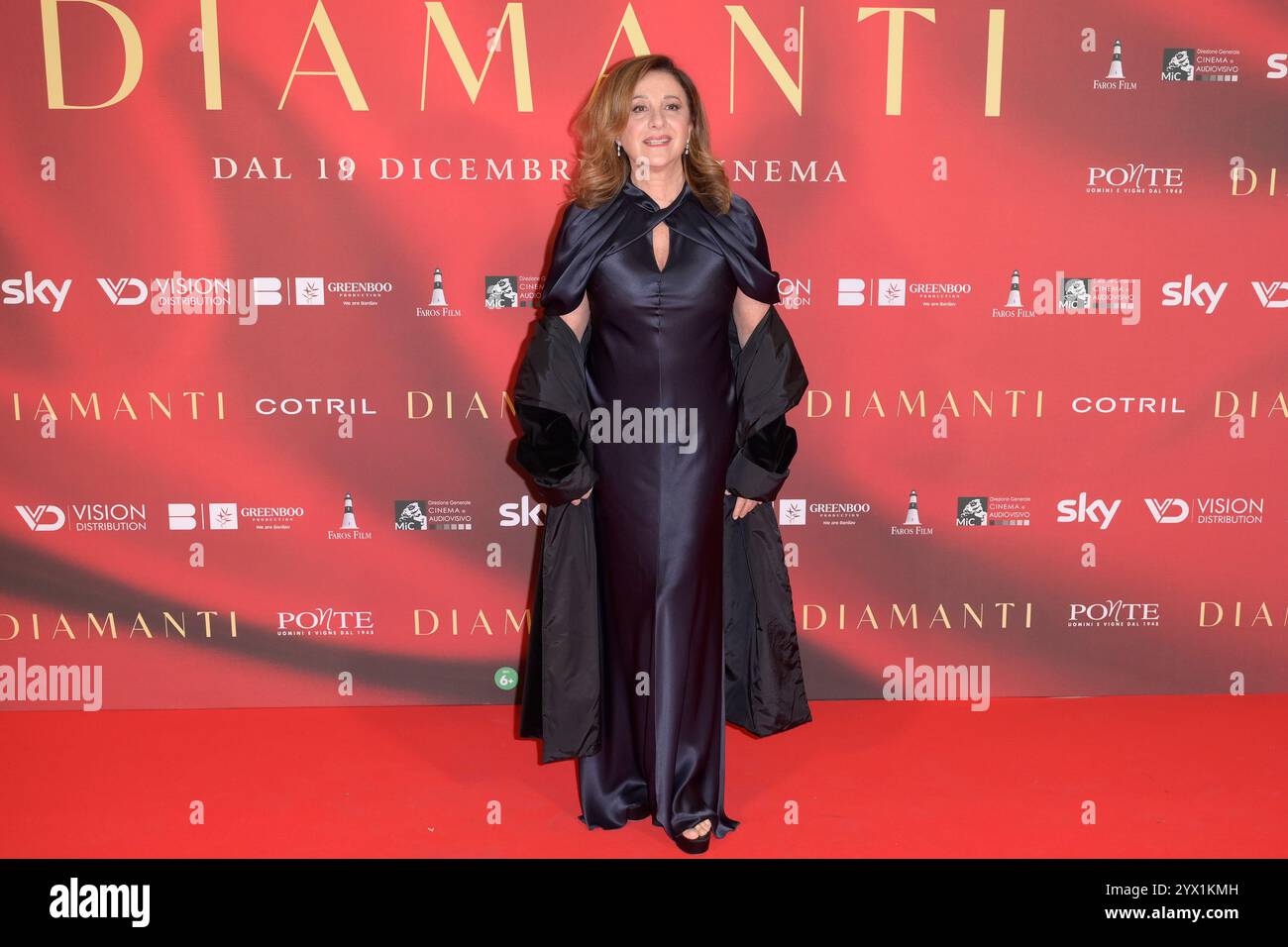 Rome, Italy. 12th Dec, 2024. Carla Signoris attends the red carpet of ...