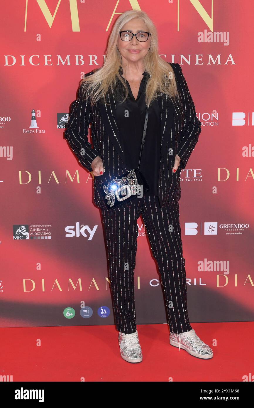 Mara Venier attends the red carpet of the movie "Diamanti" at The Space ...