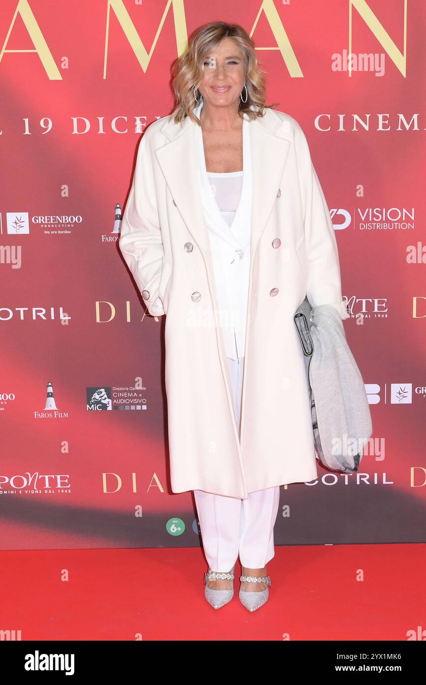 Myrta Merlino attends the red carpet of the movie "Diamanti" at The ...