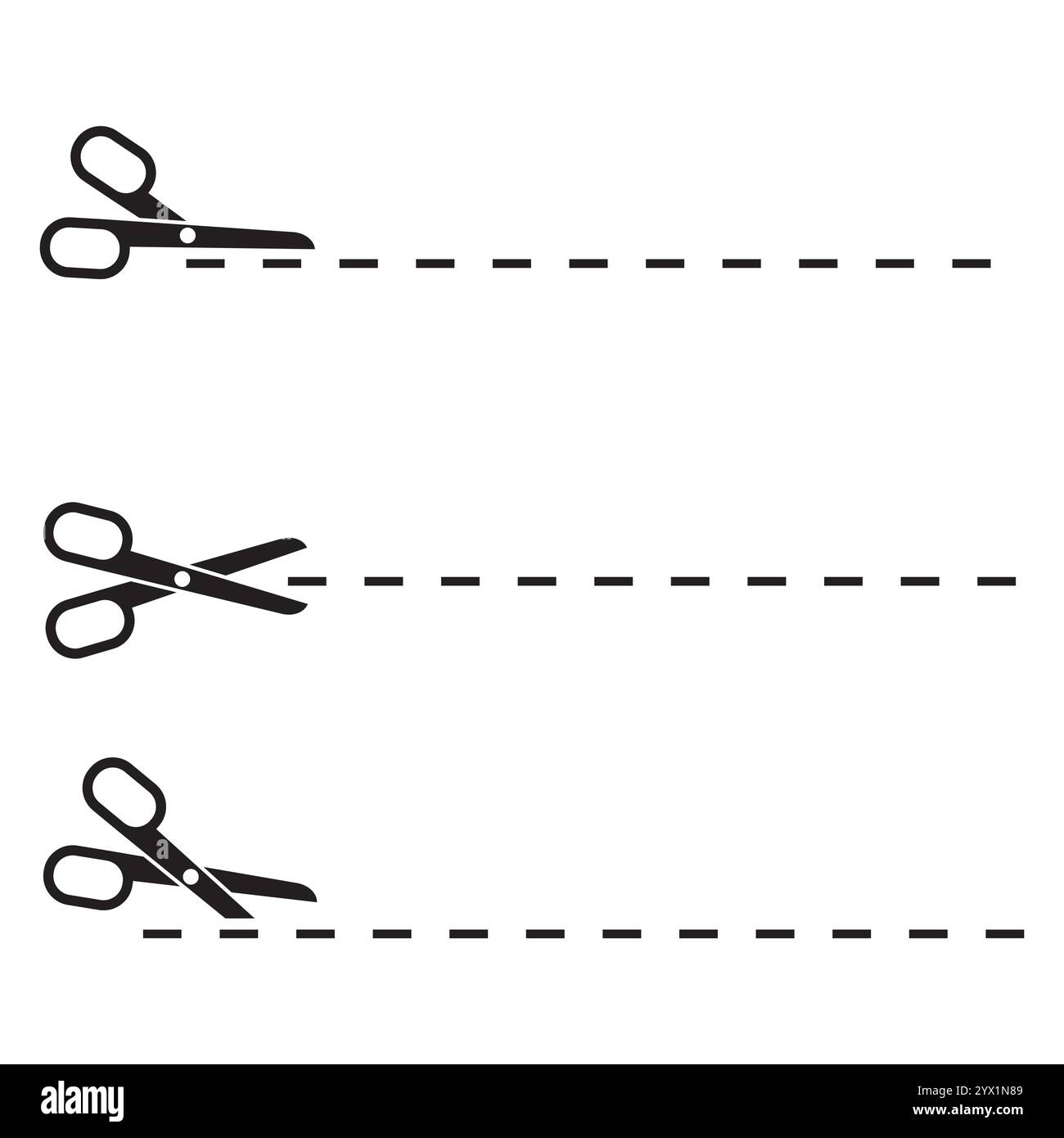 Multiple scissors Stock Vector Images - Alamy