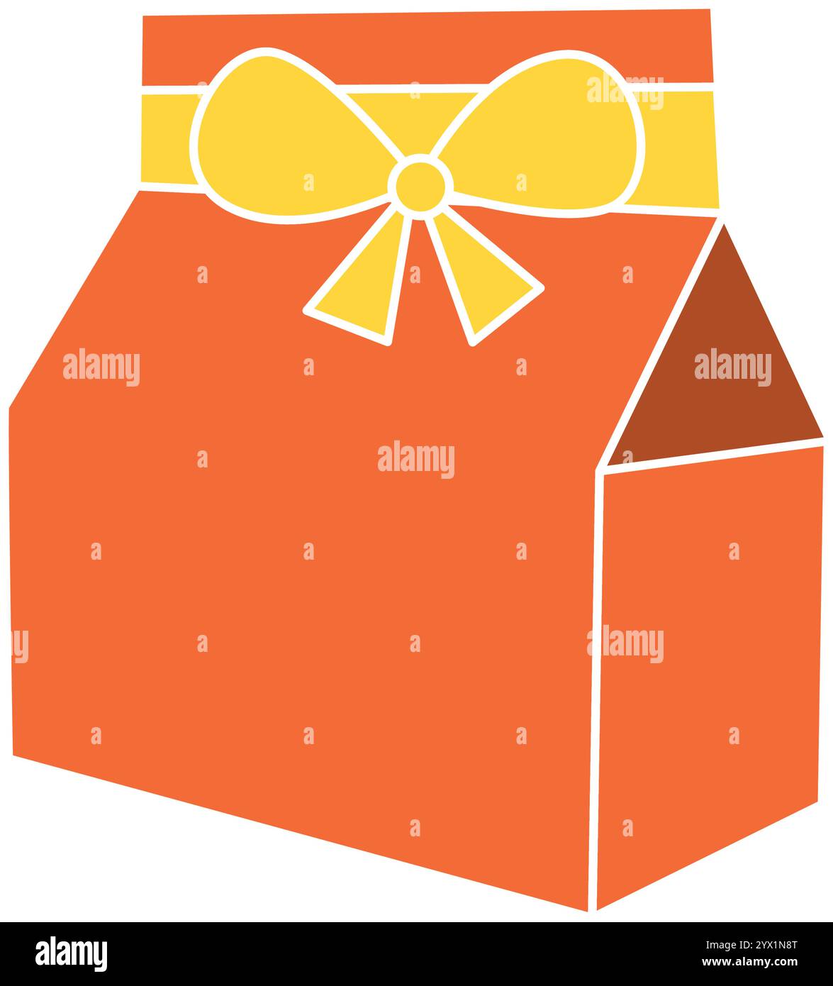 Colored gift box with ribbon Vector Stock Vector Image & Art - Alamy