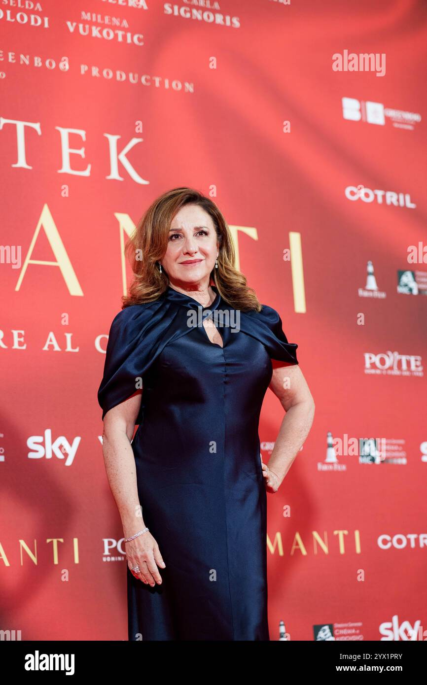 ROME, ITALY - DECEMBER 12: Carla Signoris attends "Diamanti" Premiere ...