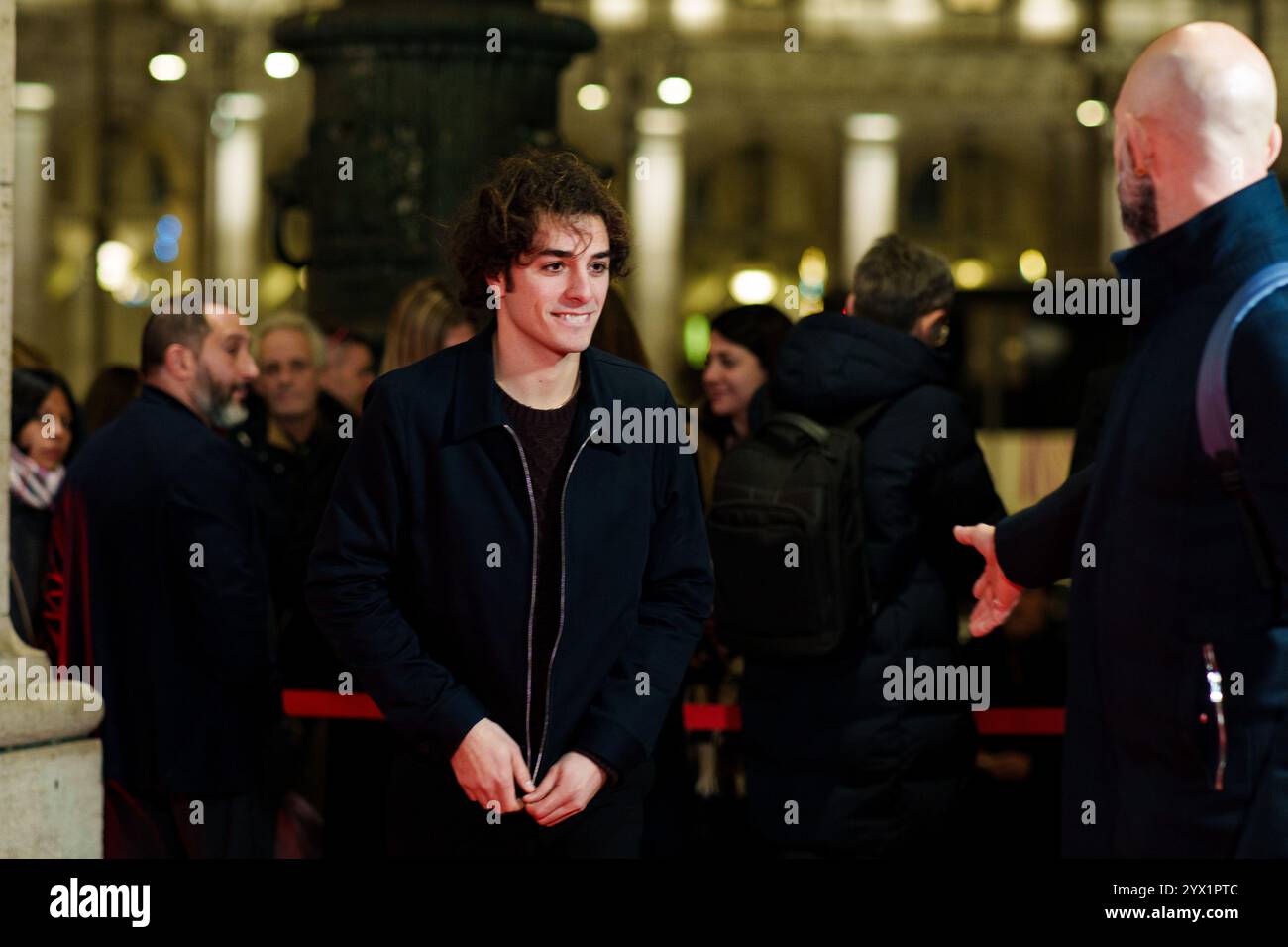 ROME, ITALY - DECEMBER 12: Damiano Gavino attends "Diamanti" Premiere ...